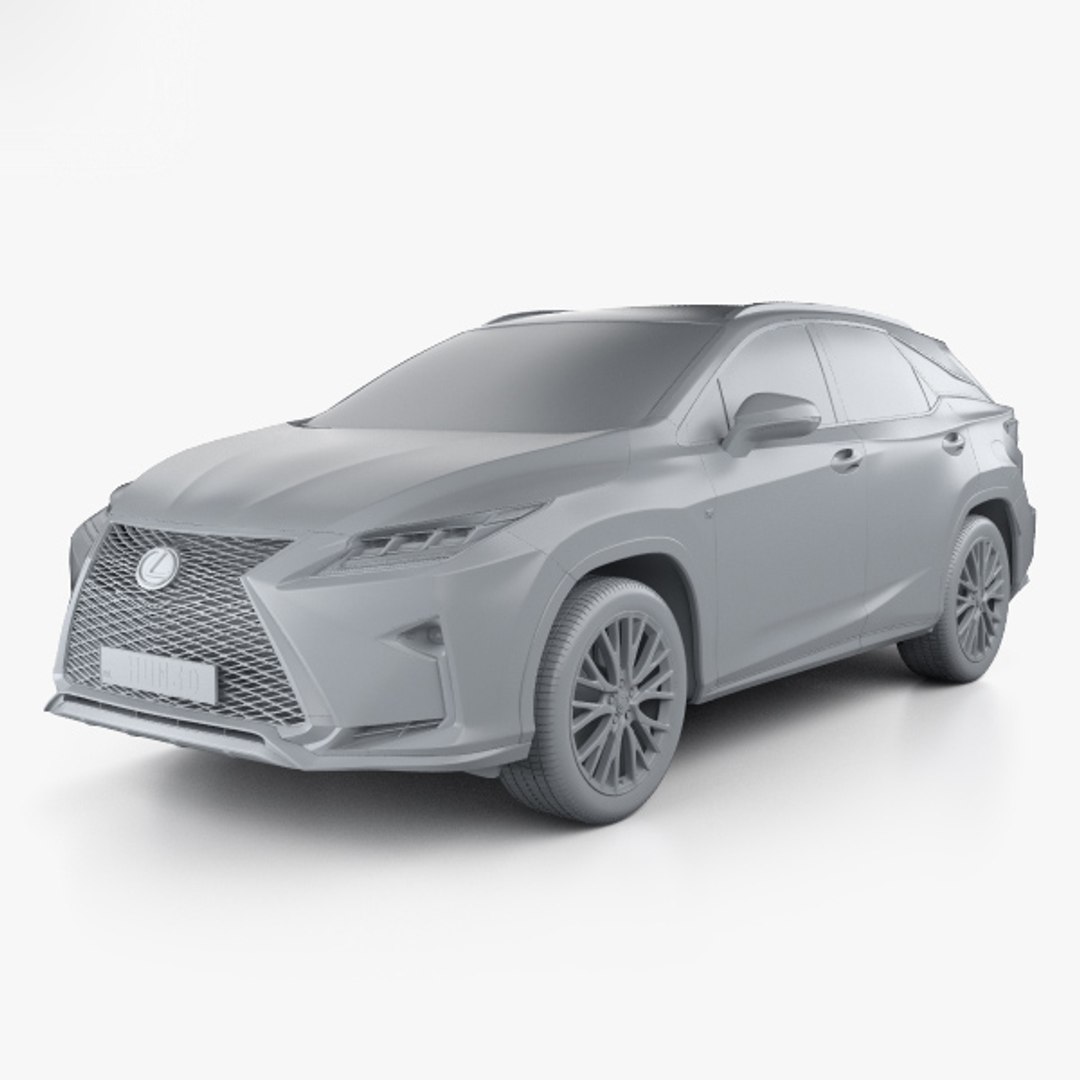 Lexus rx f 3D - TurboSquid 1396336