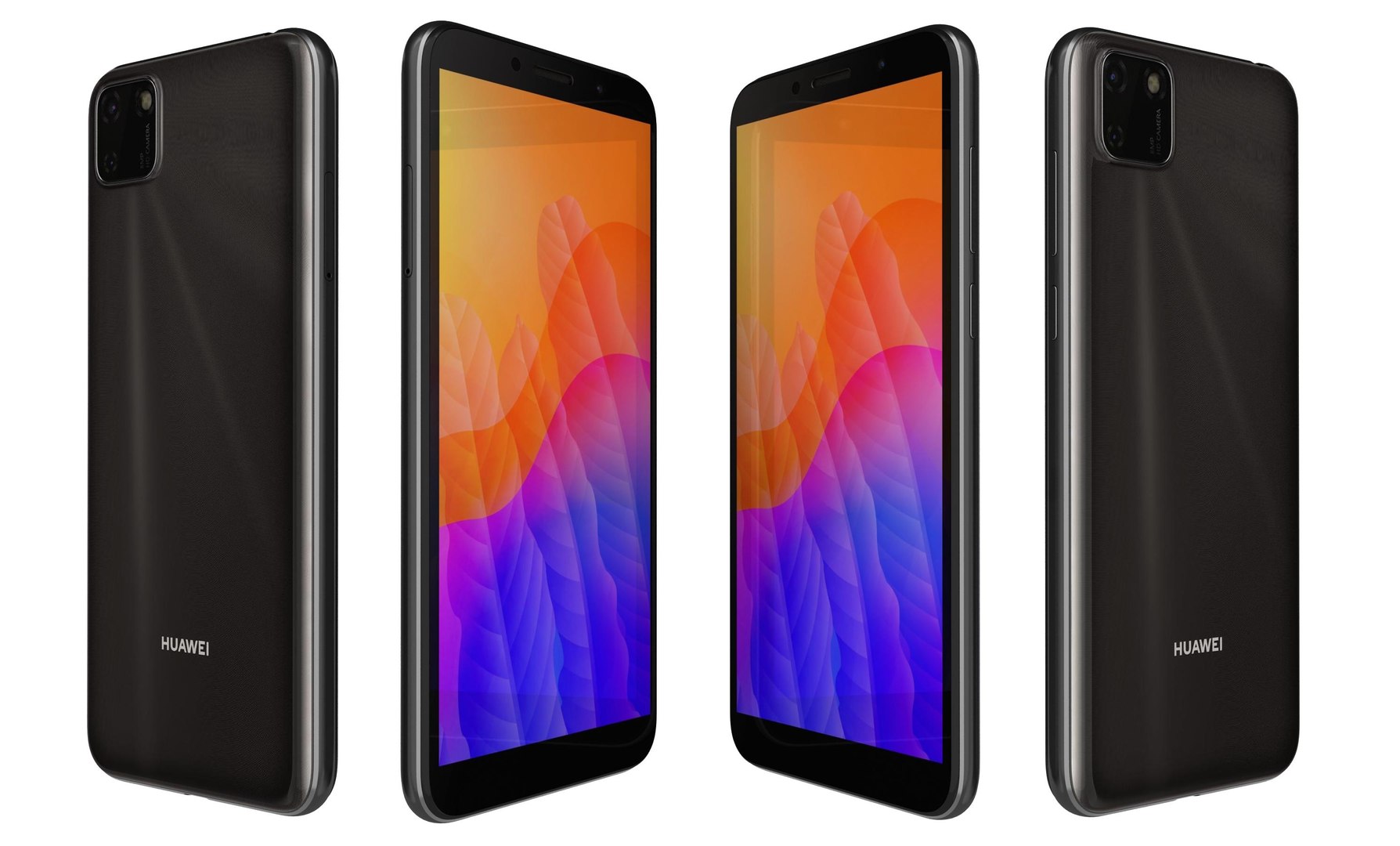 3D Huawei Y5p Midnight Black Model - TurboSquid 1582354