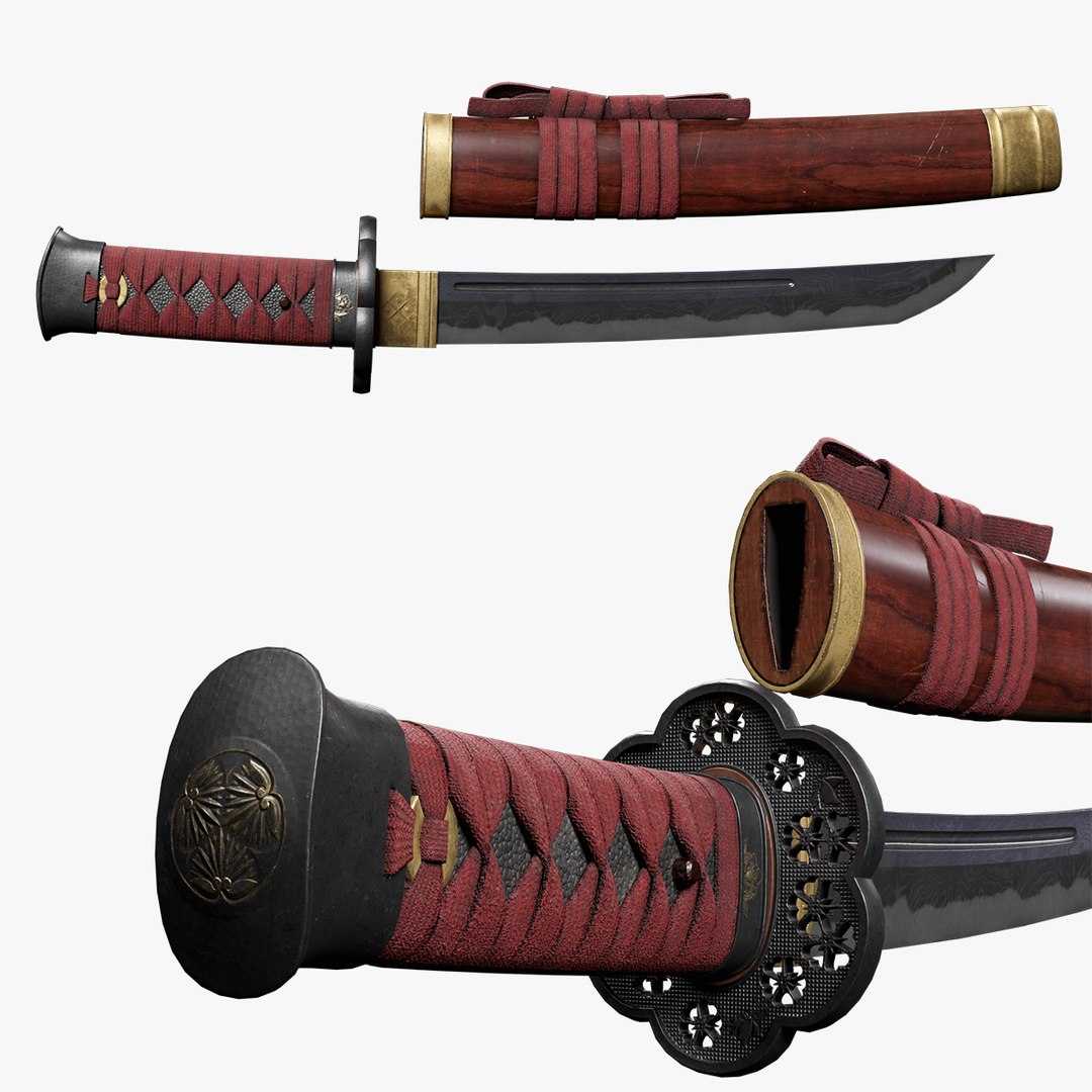 Japanese Tanto 3D Model - TurboSquid 2355101