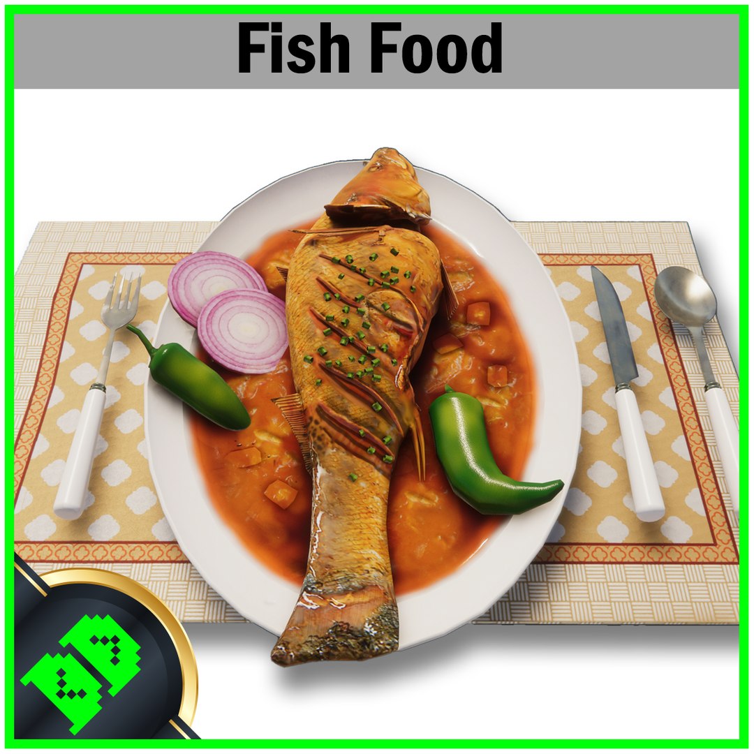 3D Fish Food - TurboSquid 1817740