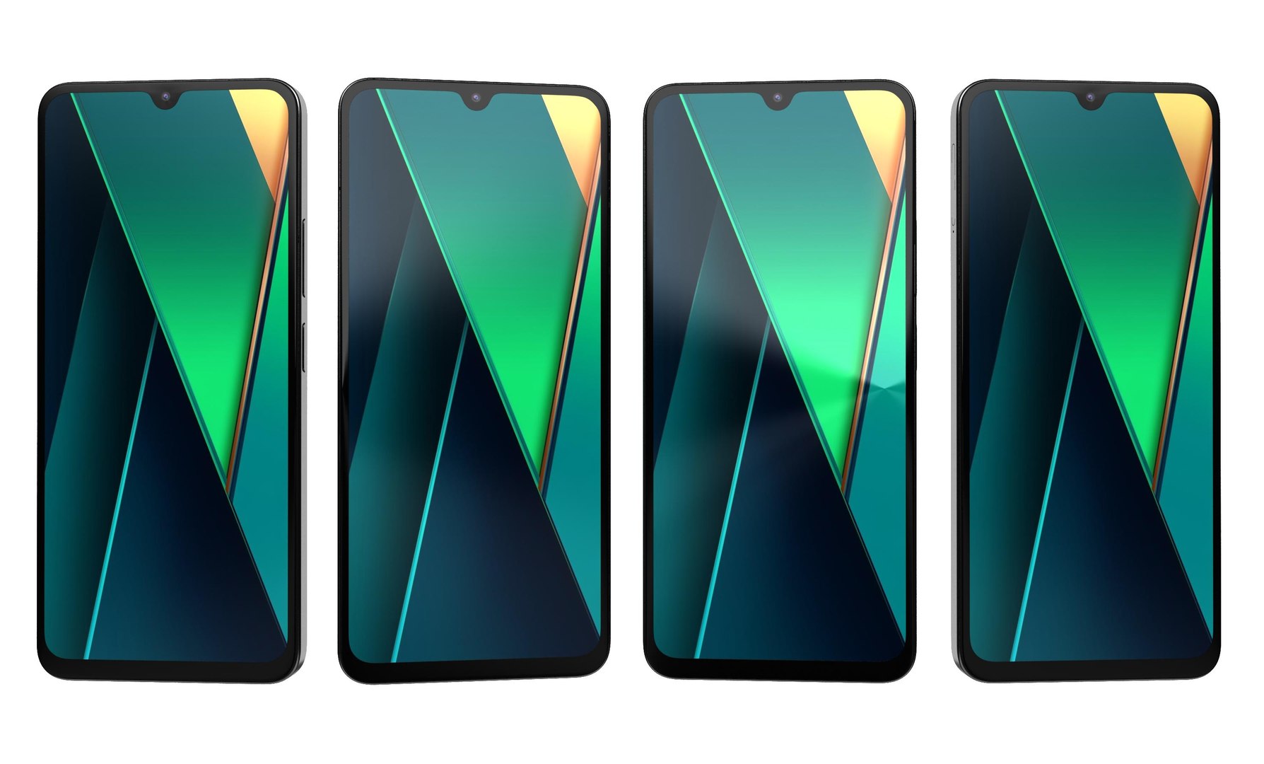 3D Model Xiaomi Poco C75 All Colors - TurboSquid 2299338