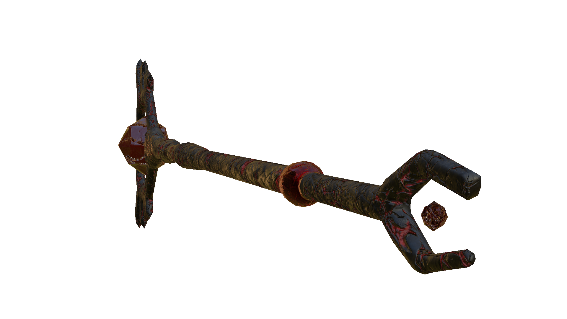 Demon staff 3D model - TurboSquid 1696042