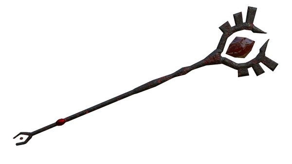 Demon staff 3D model - TurboSquid 1696042