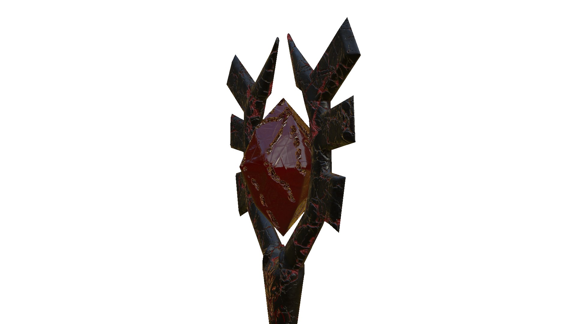 Demon Staff 3D Model - TurboSquid 1696042