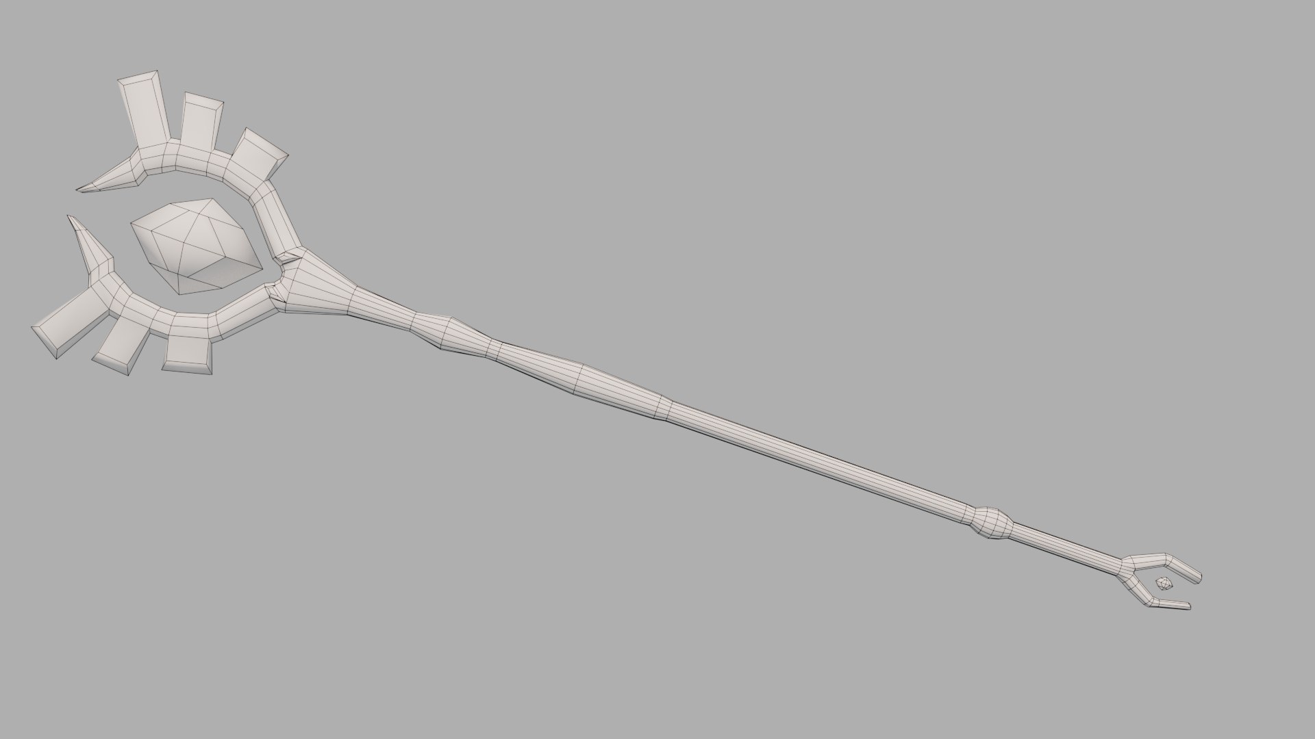 Demon Staff 3D Model - TurboSquid 1696042