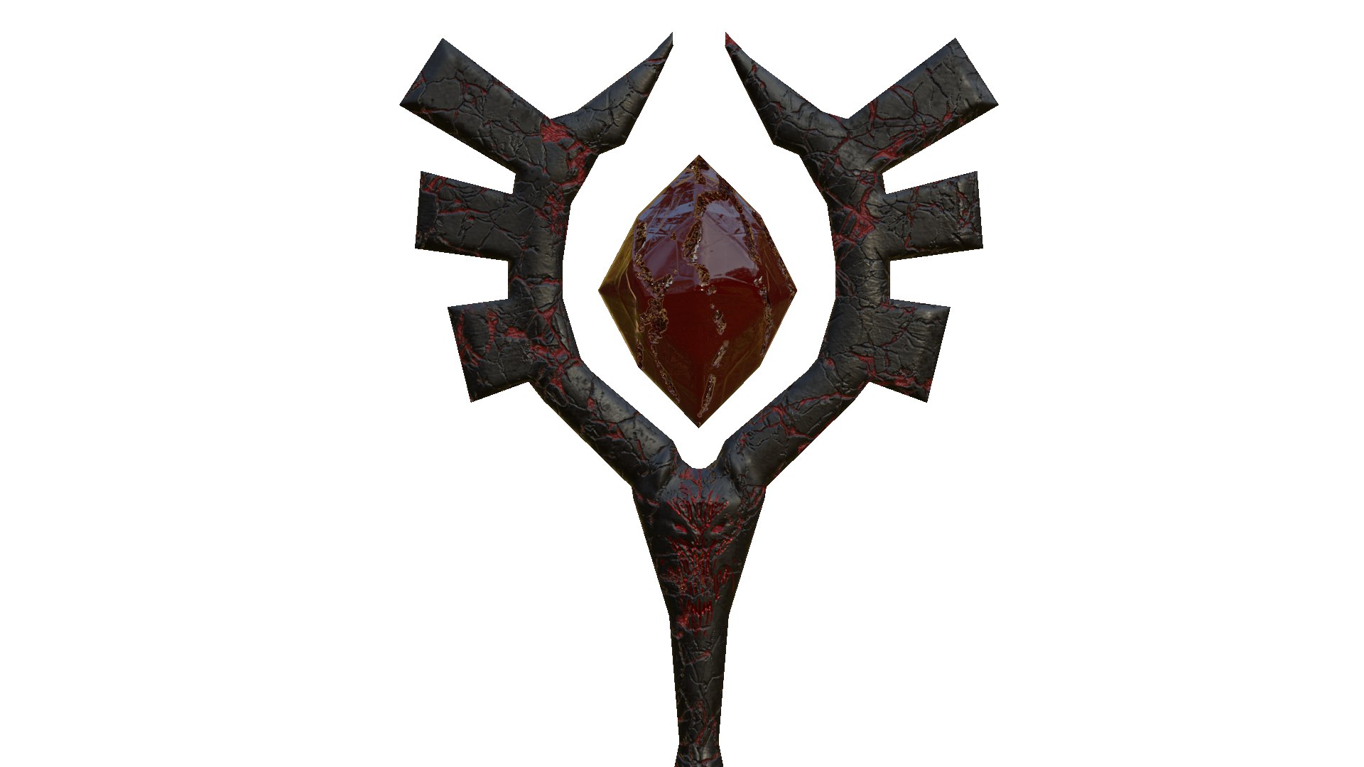 Demon Staff 3D Model - TurboSquid 1696042