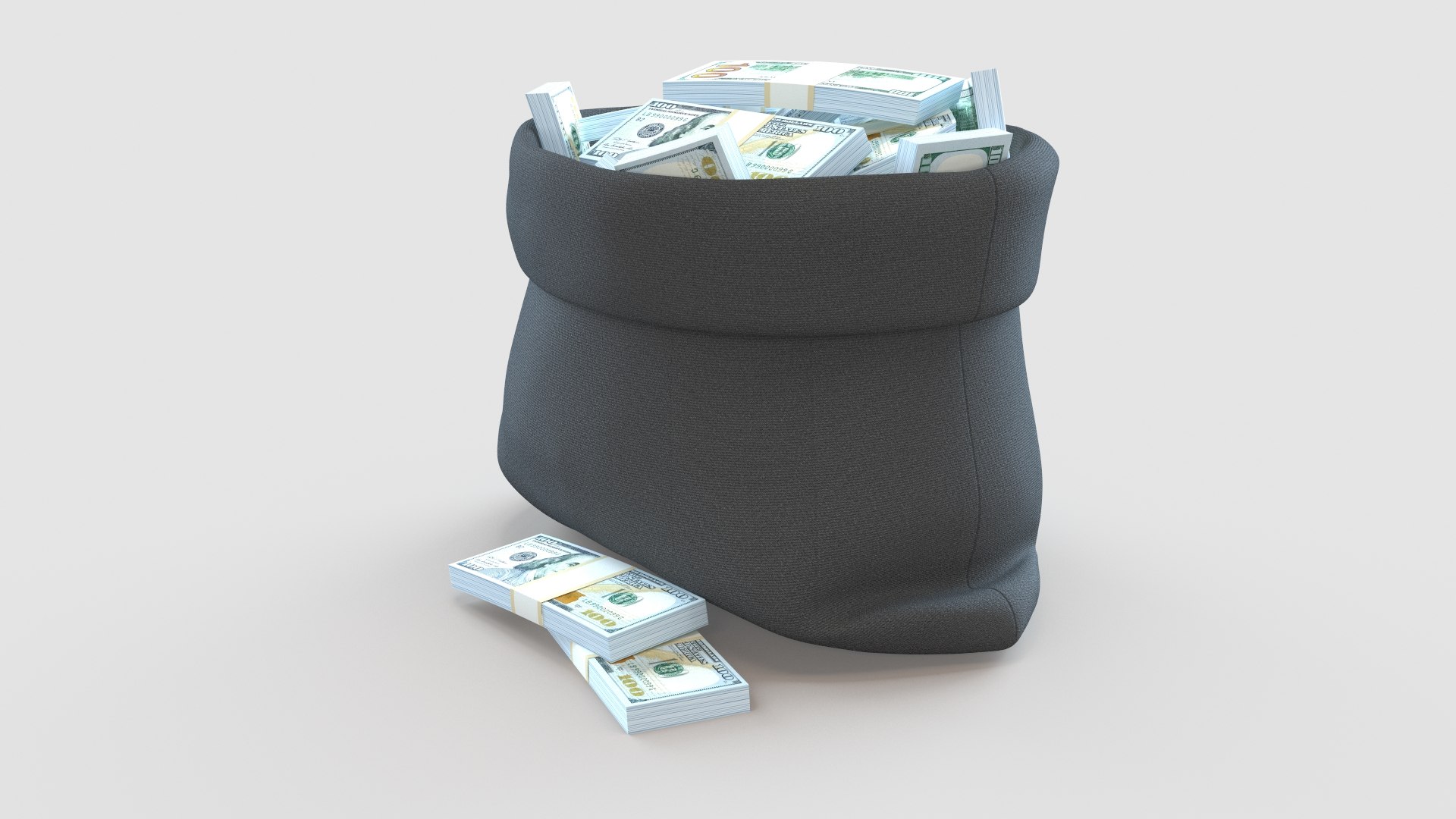 3D model Money Bag - TurboSquid 1952582