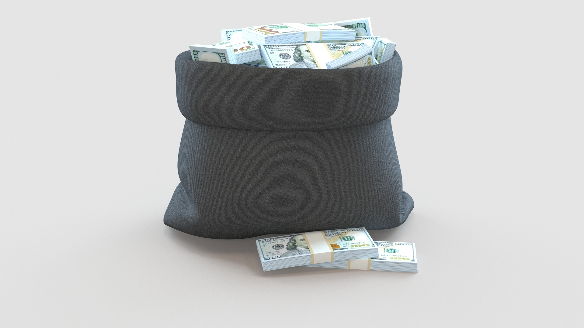 3D model Money Bag - TurboSquid 1952582
