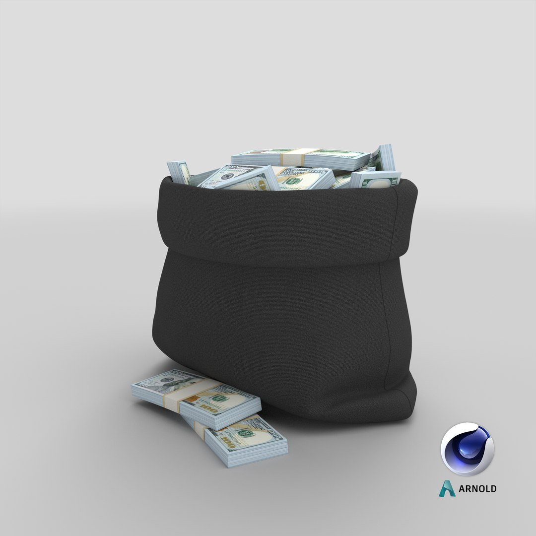 3D model Money Bag - TurboSquid 1952582