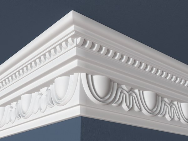 3d model decorative molding