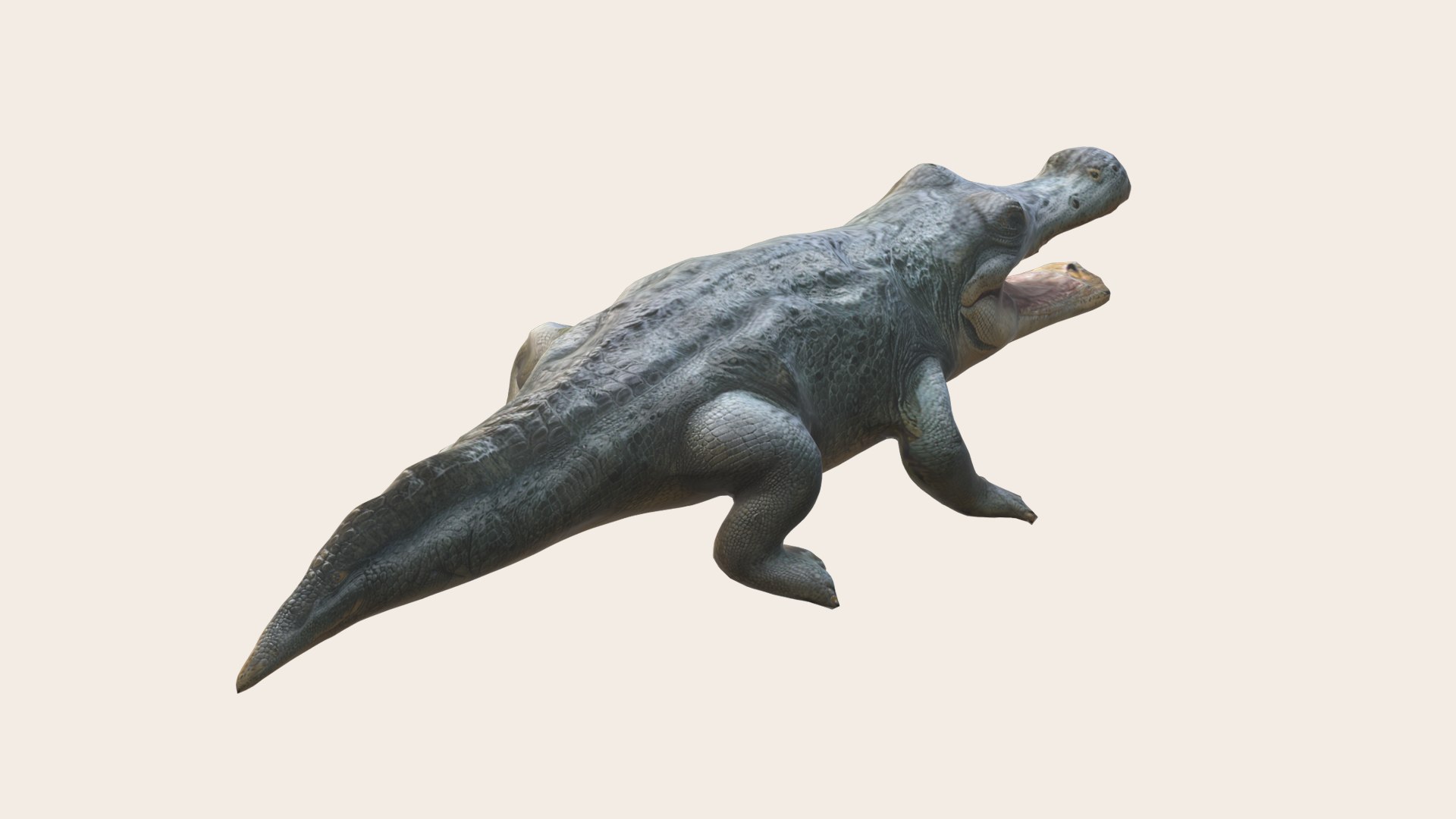 3D Crocodile Model - TurboSquid 2232549