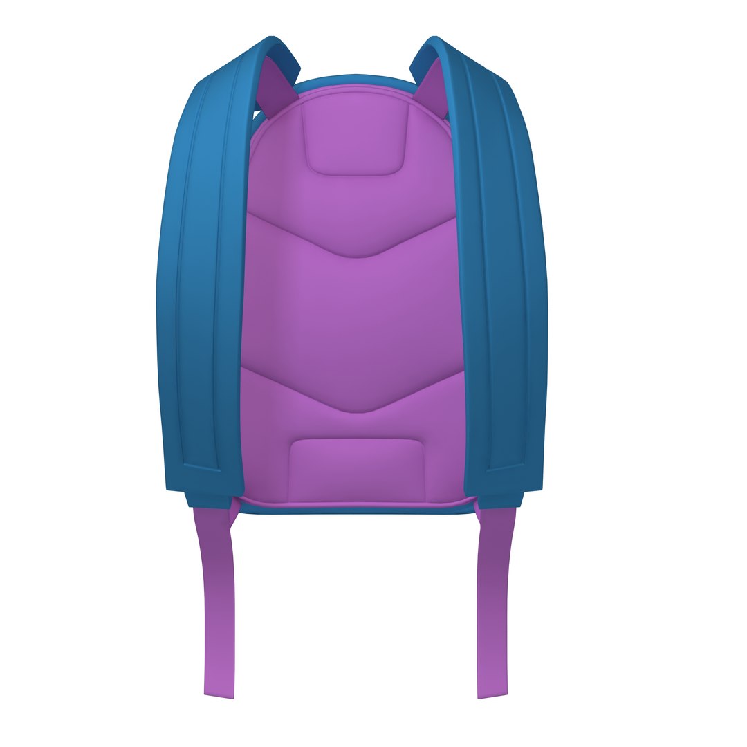 3D Backpack Cartoon Model - TurboSquid 1737814