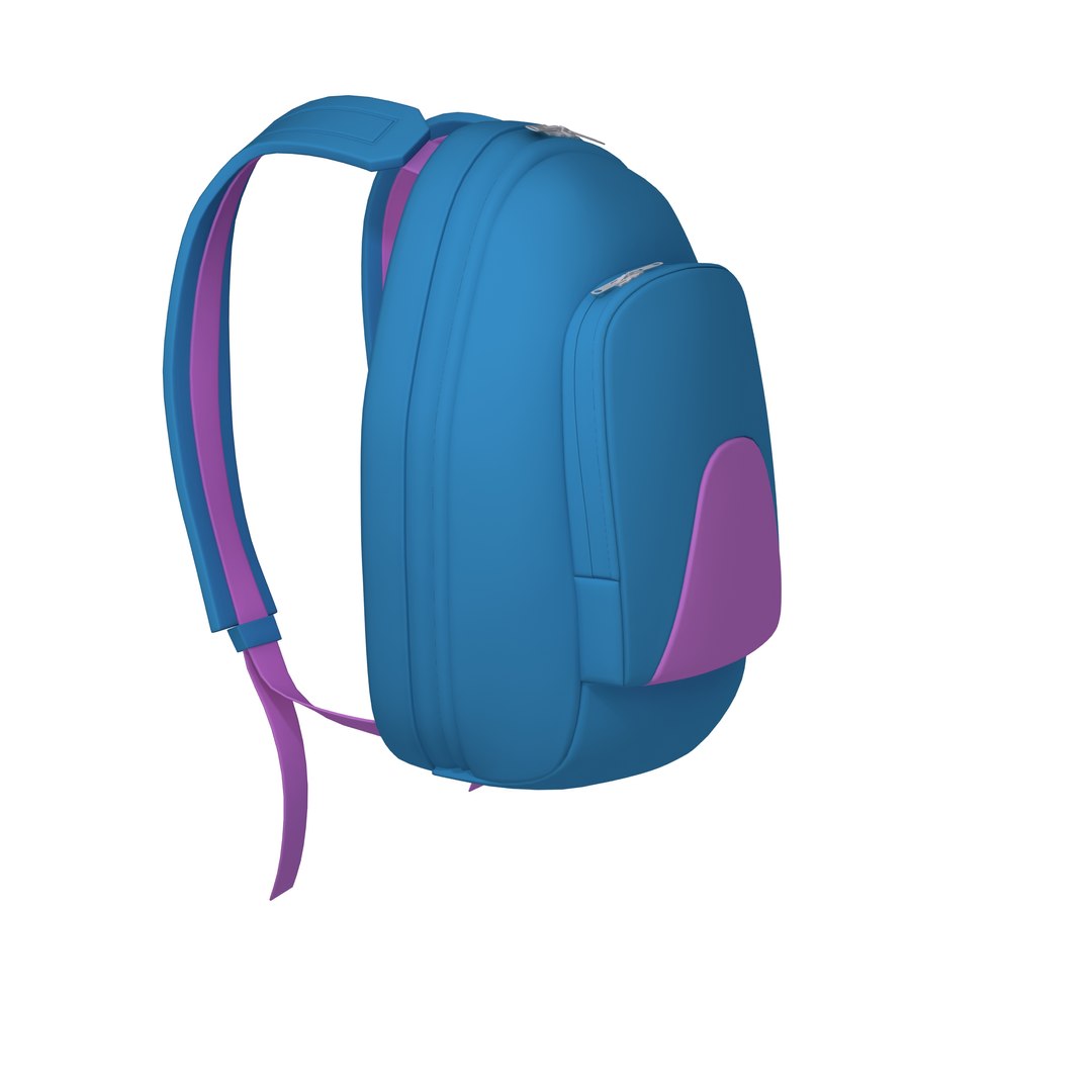 3D Backpack Cartoon Model - TurboSquid 1737814