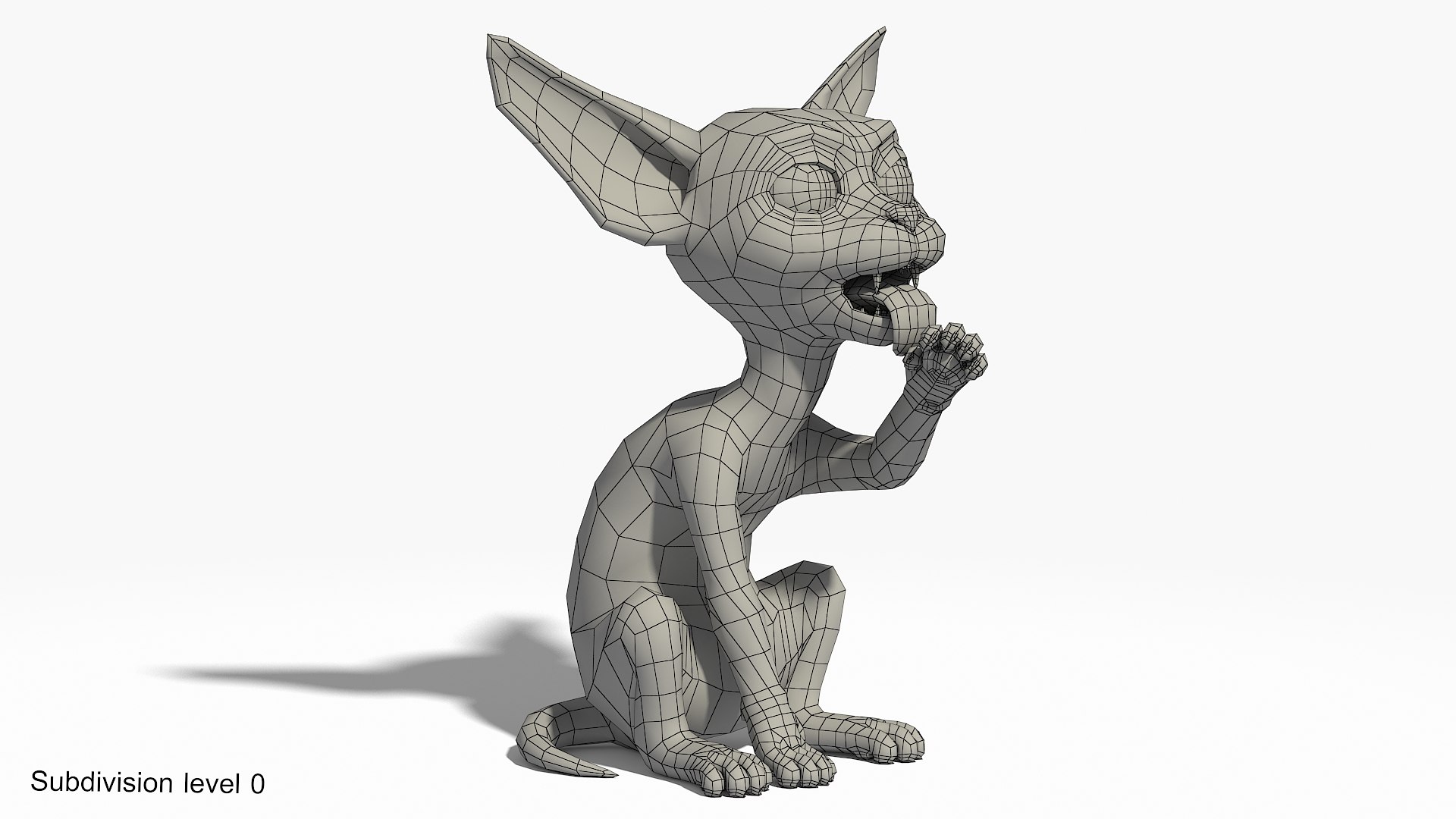 Cat character rig 3D model - TurboSquid 1595375