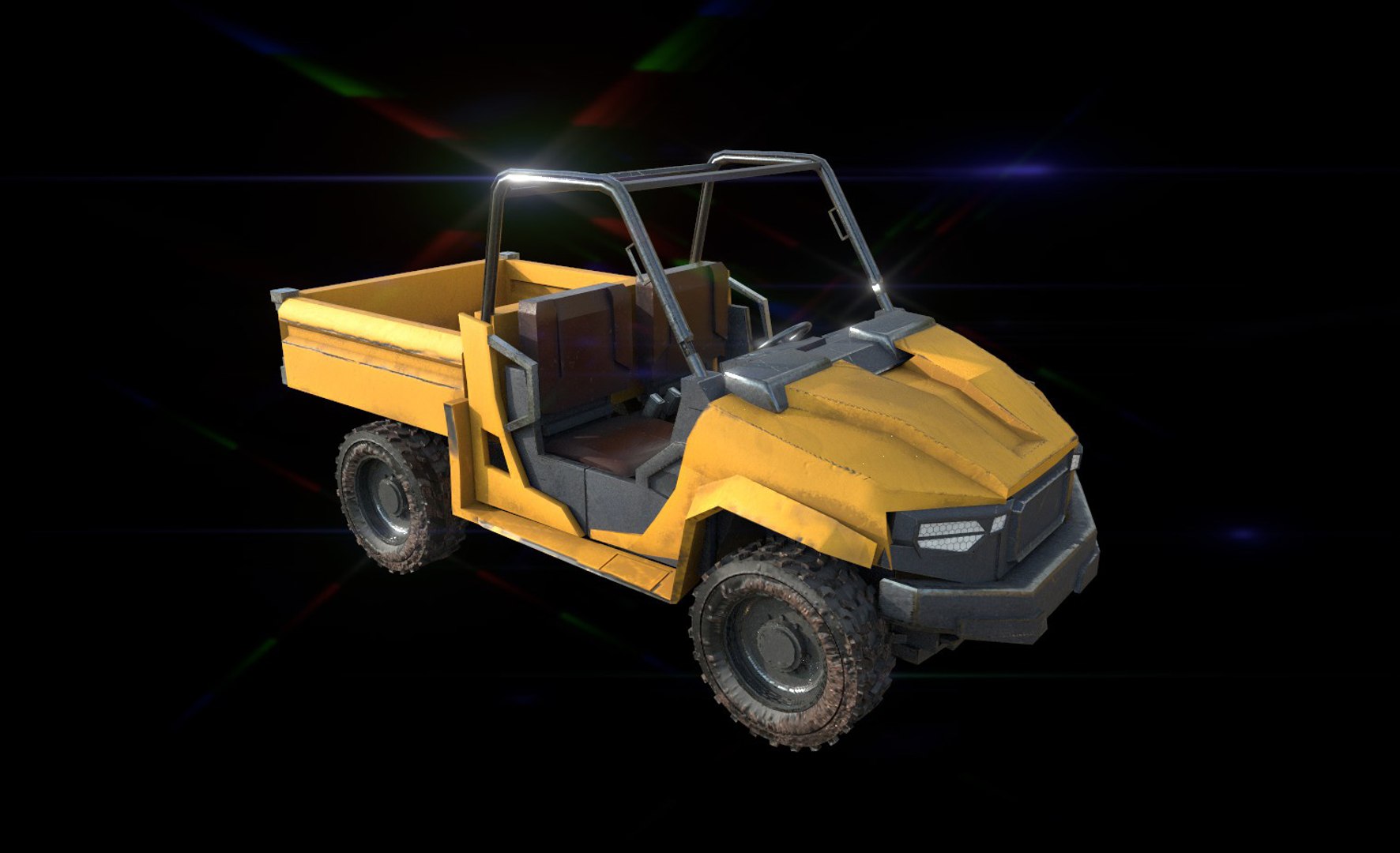 3D utility vehicle model - TurboSquid 1548325