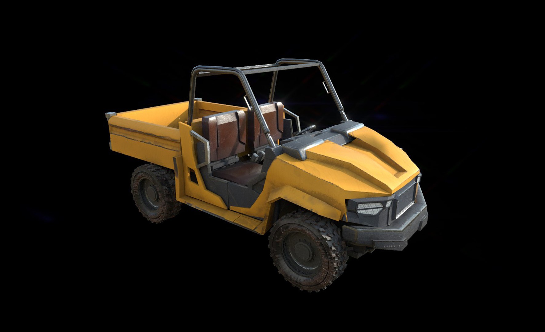 3D utility vehicle model - TurboSquid 1548325