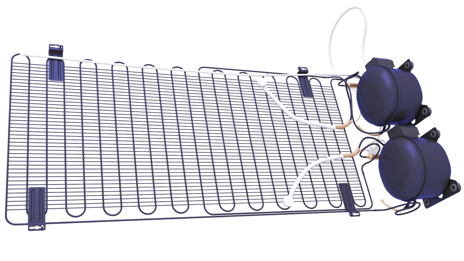Dual Refrigerator Compressor 5 3D - TurboSquid 2097264