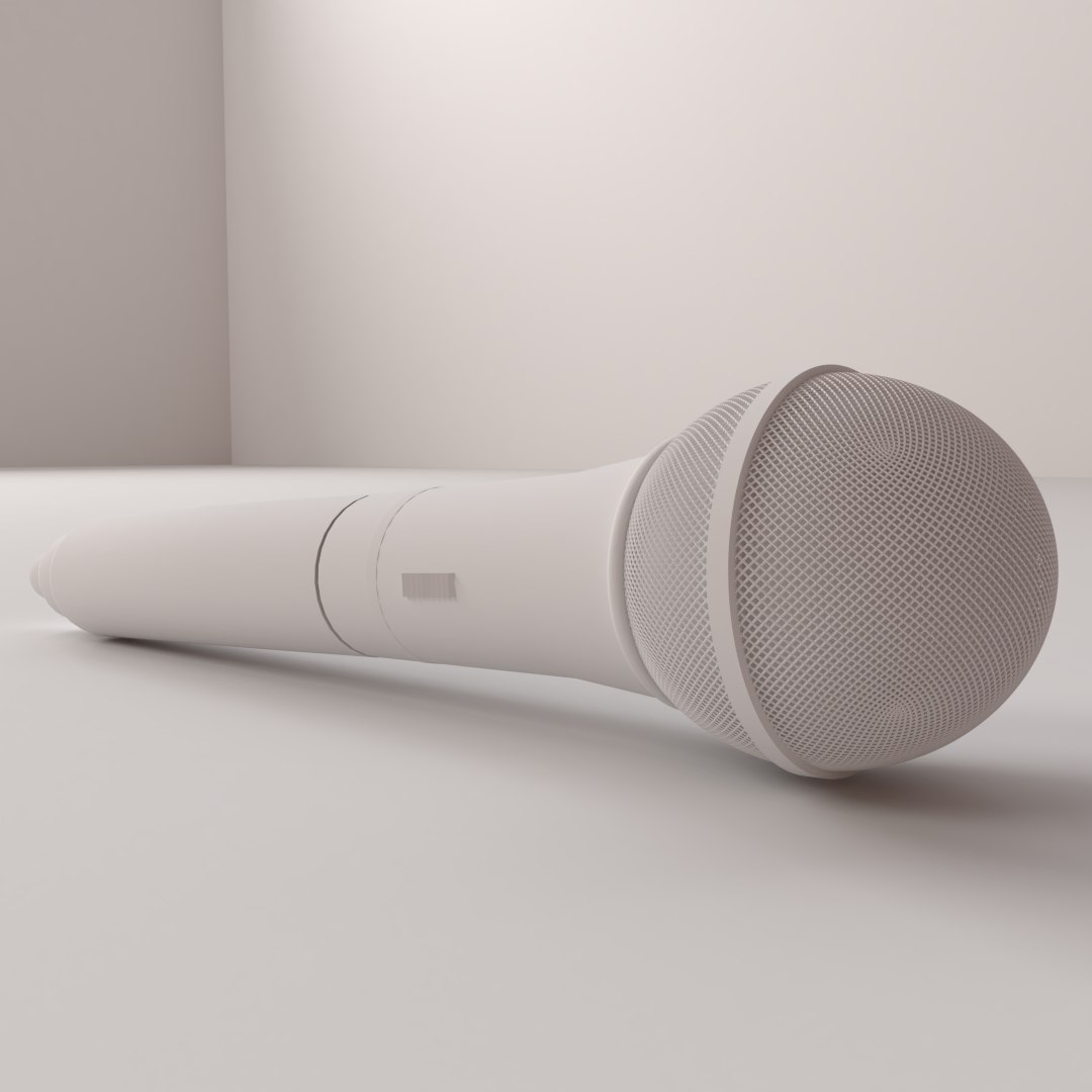 3D model microphone mic - TurboSquid 1644091