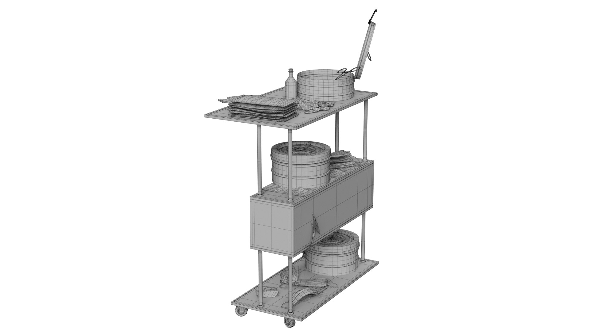Console medical 3D - TurboSquid 1682398