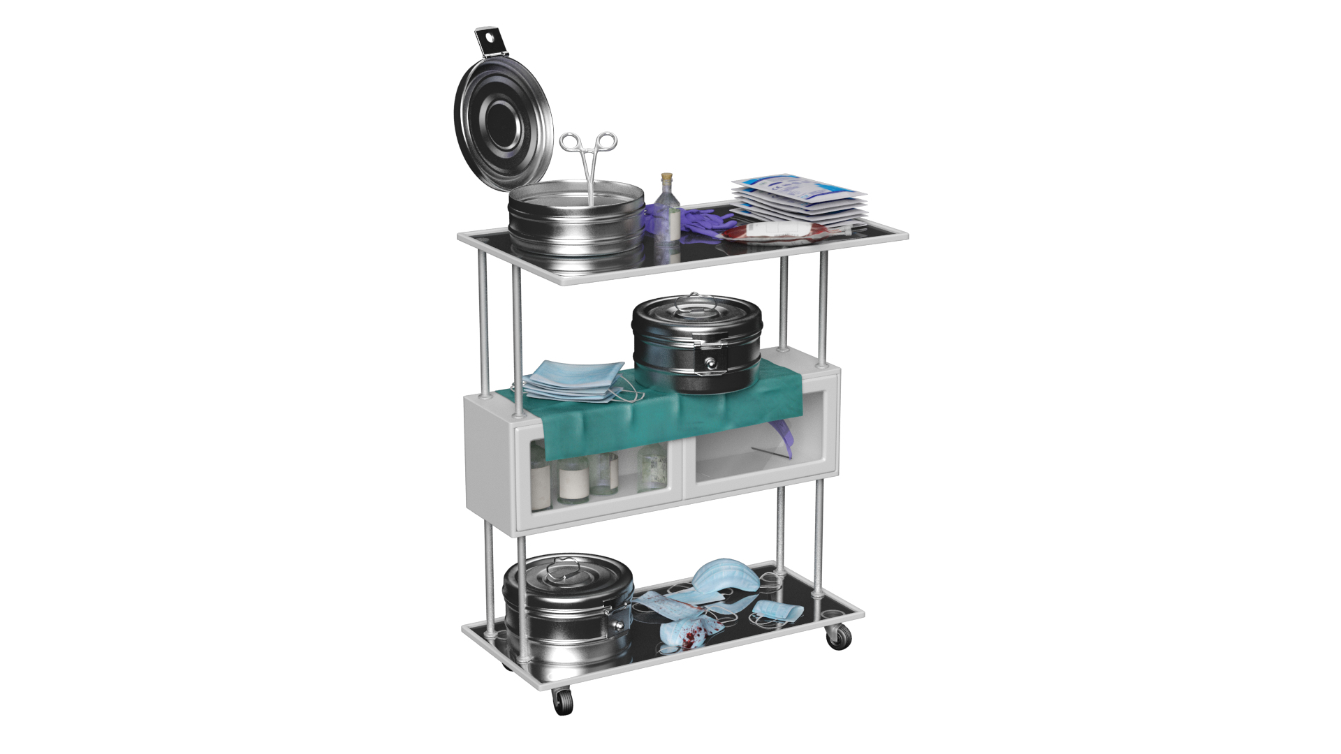 Console medical 3D - TurboSquid 1682398