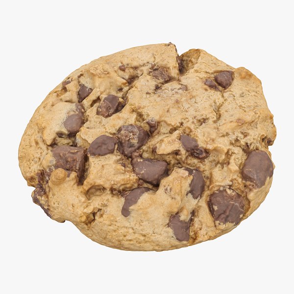 Realistic 3 chocolate chip model - TurboSquid 1365237