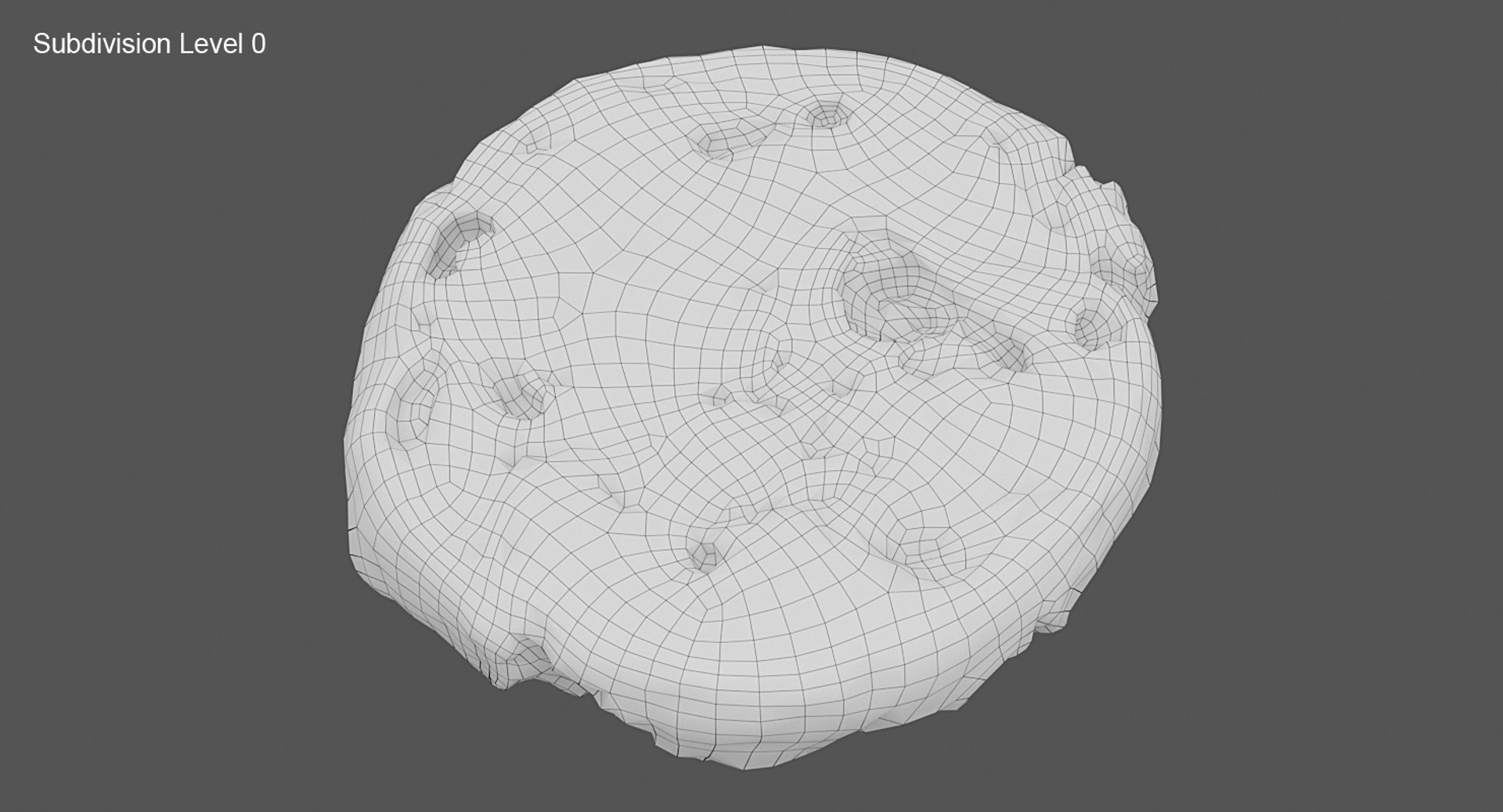 3D Realistic Chocolate Chip Cookie Model - TurboSquid 1364936