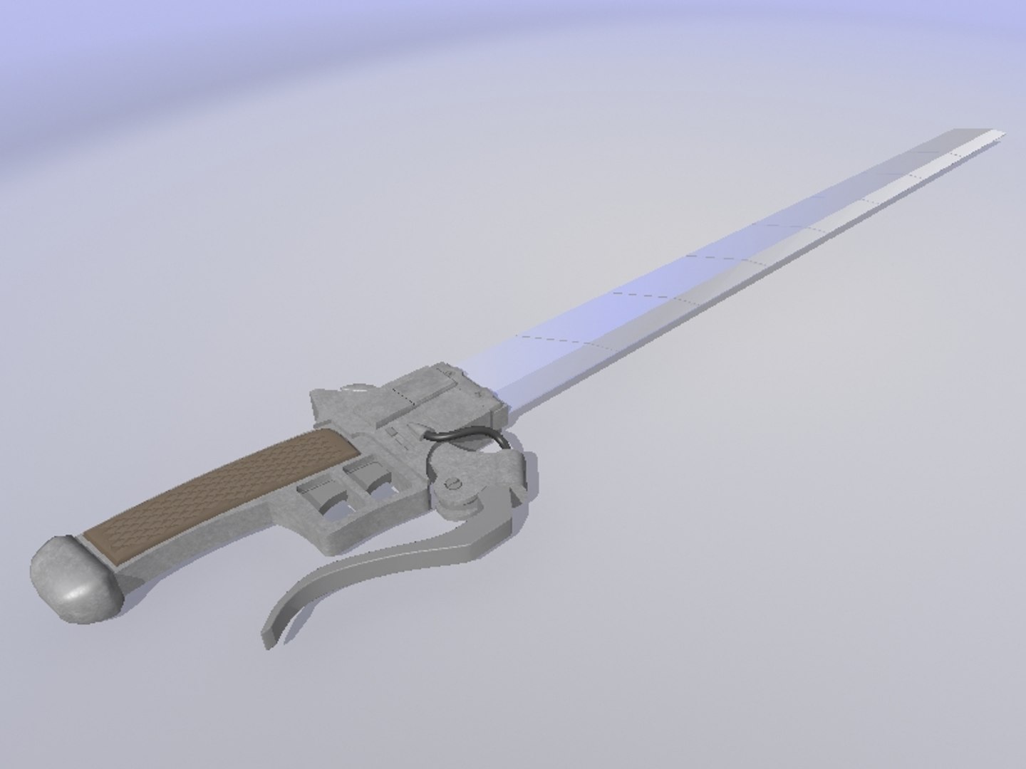 3d 3ds Attack Titan Sword