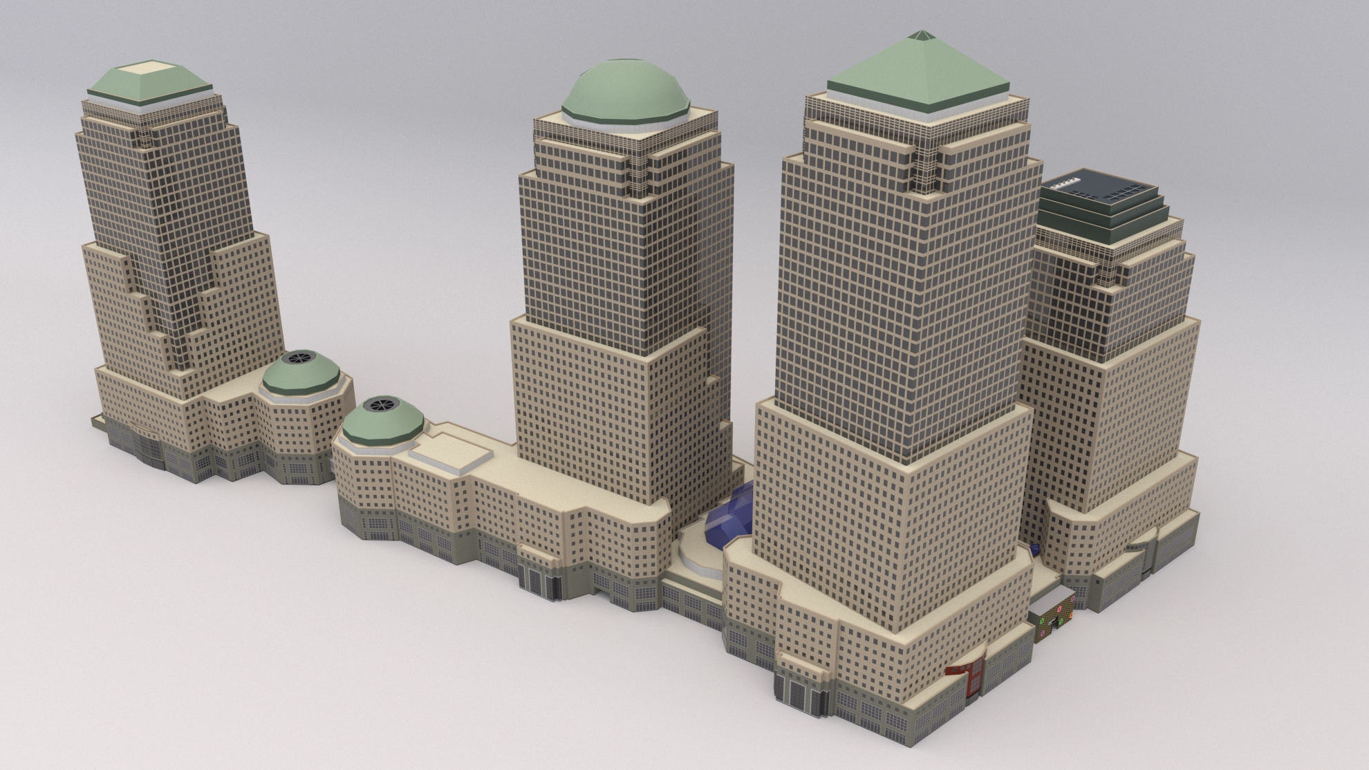 modelo 3d Brookfield Place - TurboSquid 1697404