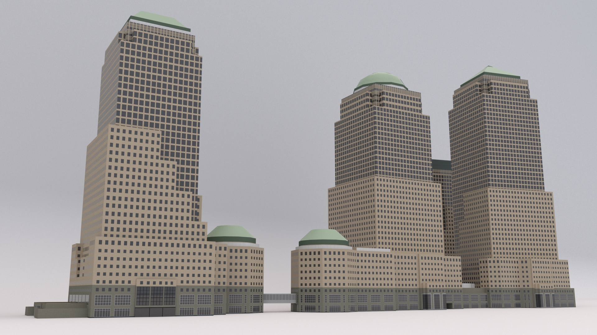 3D brookfield place - TurboSquid 1697404