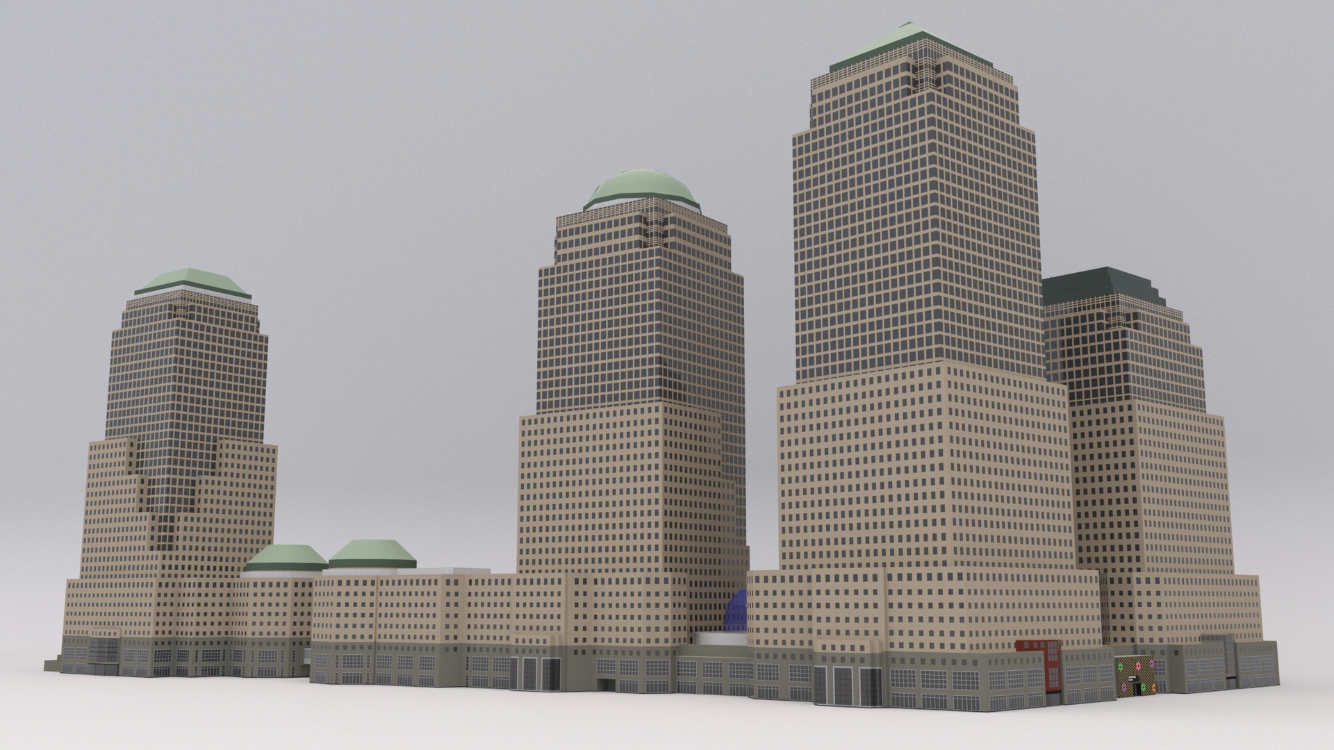 3D brookfield place - TurboSquid 1697404