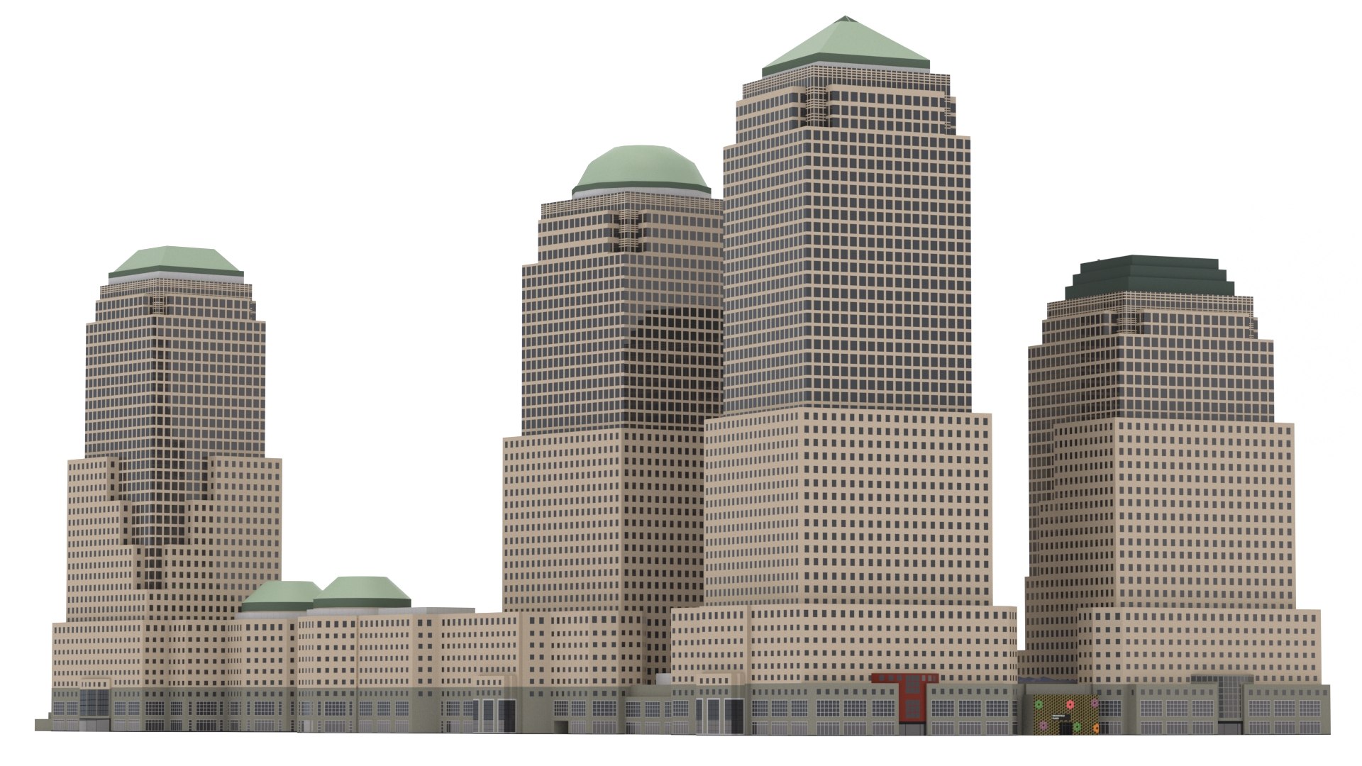 3D Brookfield Place - TurboSquid 1697404