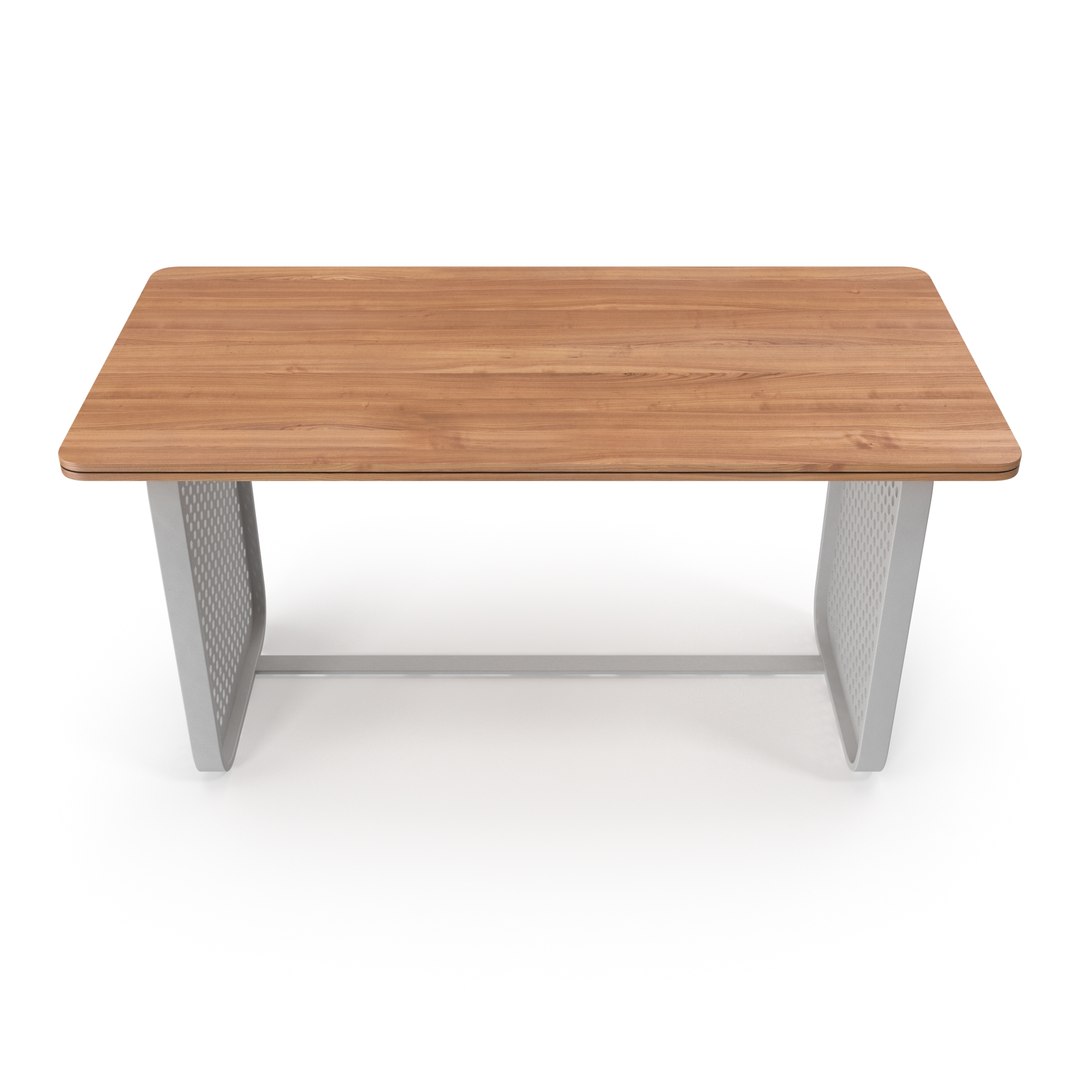 3D Modern Office Workstation Table Model - TurboSquid 2166225