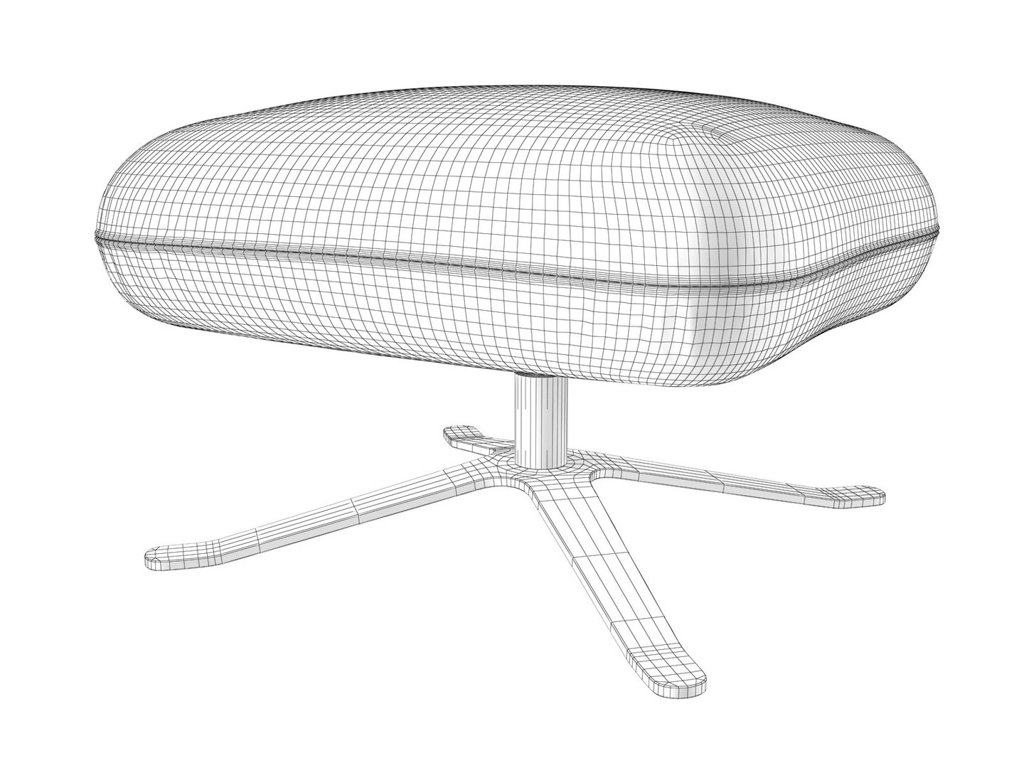 Senator Armchair Ottoman 3D Model - TurboSquid 1308834