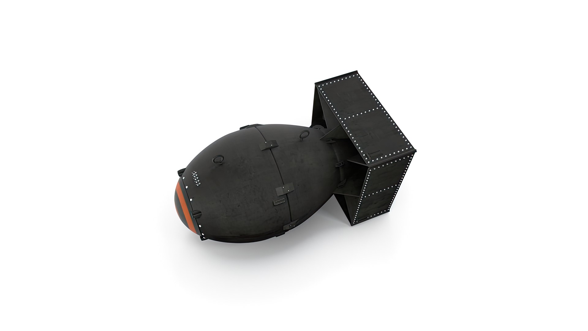 Vintage Atomic Bomb 3D Model - TurboSquid 2186052