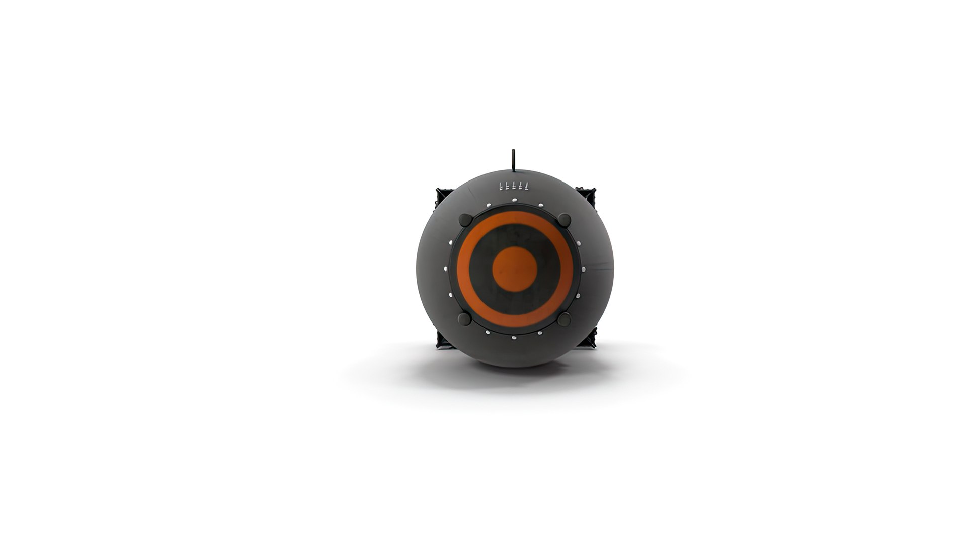Vintage Atomic Bomb 3D Model - TurboSquid 2186052