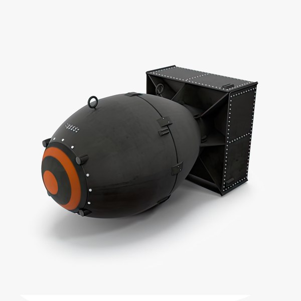 modelo 3d Bomba atómica antigua - TurboSquid 2186052