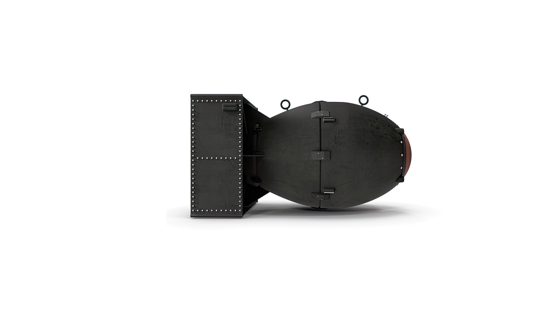 Vintage Atomic Bomb 3D Model - TurboSquid 2186052