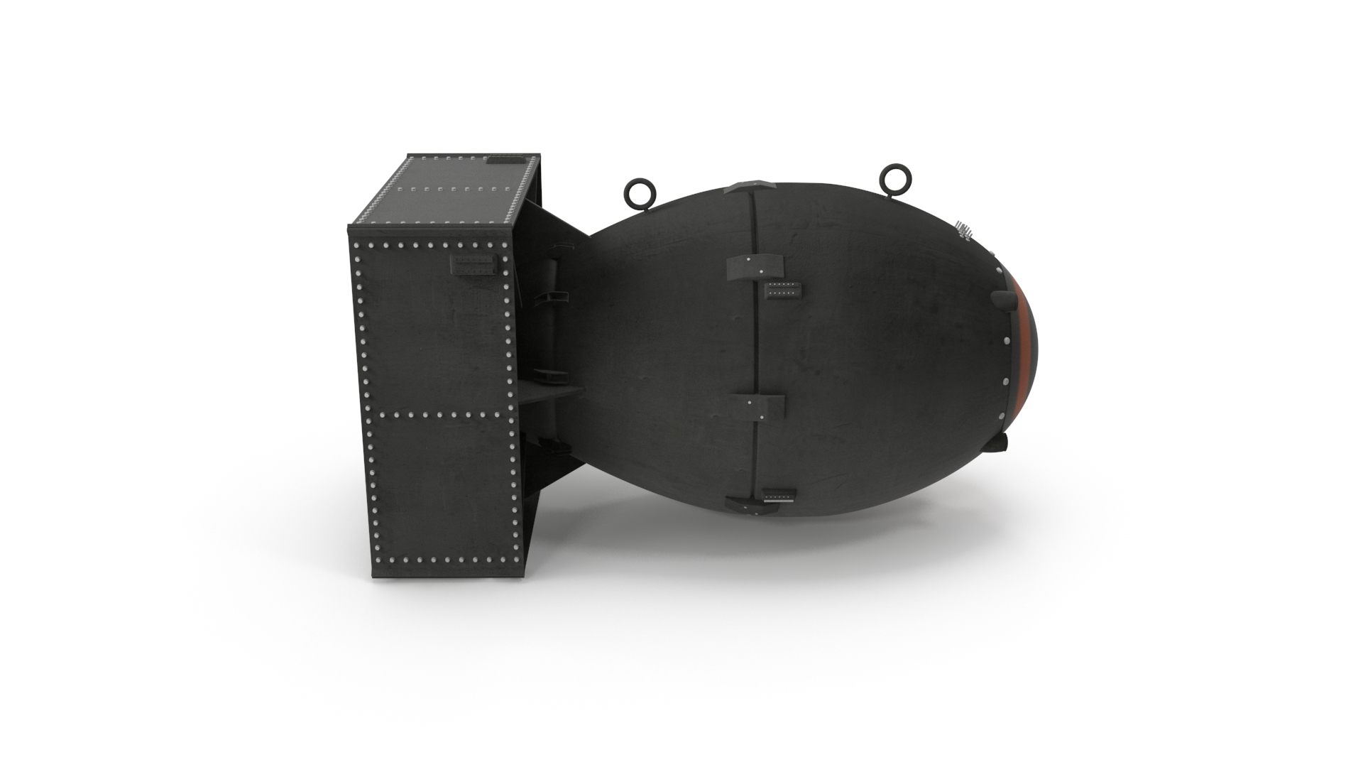 Vintage Atomic Bomb 3D Model - TurboSquid 2186052