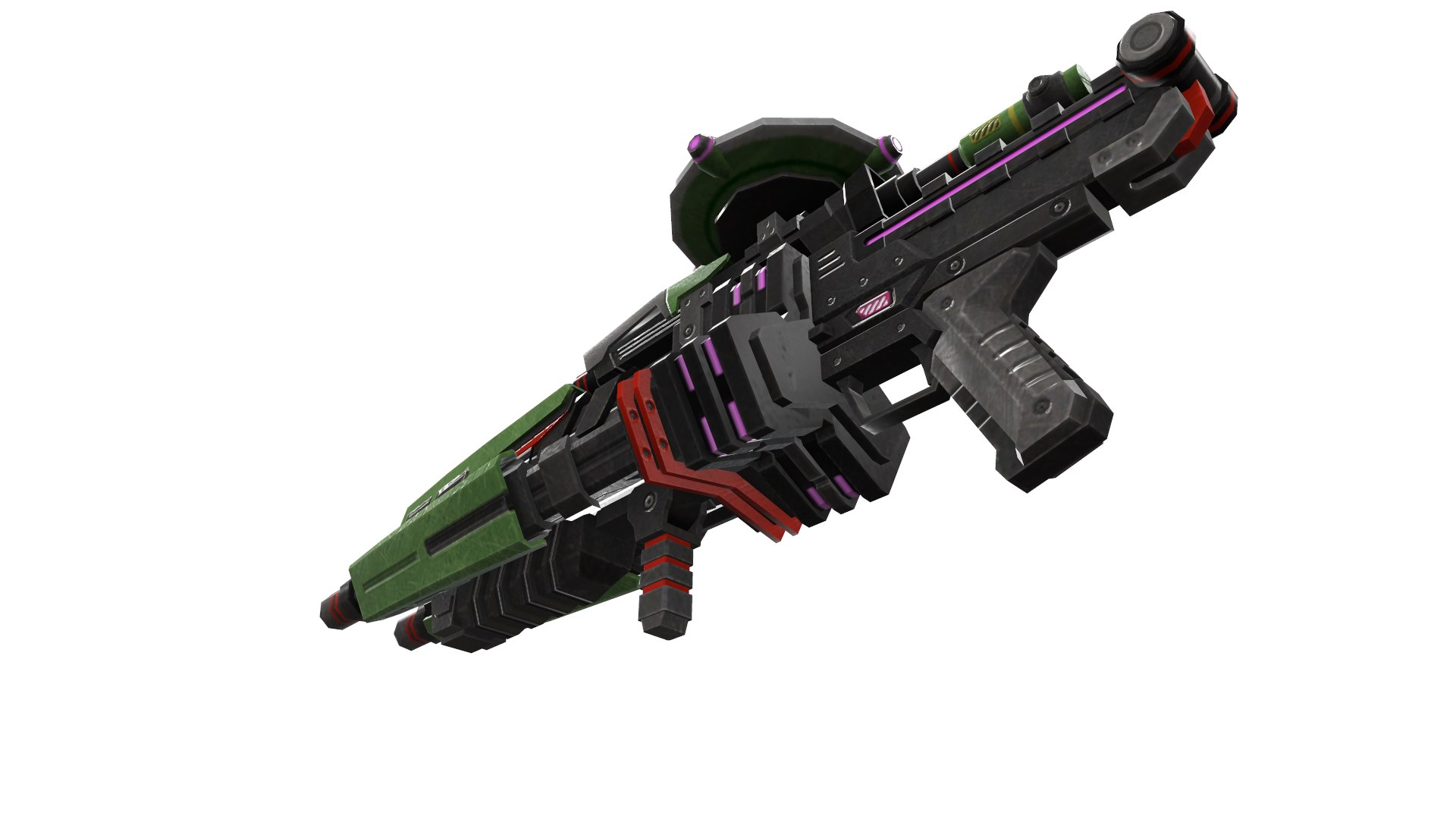 3D Funnel Gun Level 3 - TurboSquid 2191029