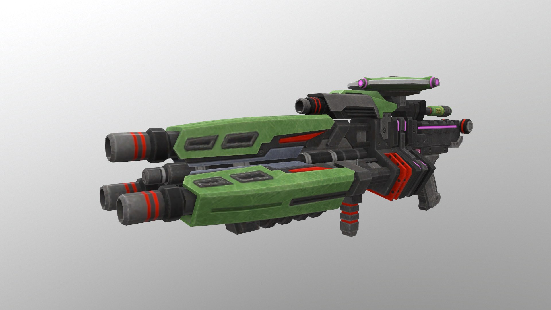 3D Funnel Gun Level 3 - TurboSquid 2191029