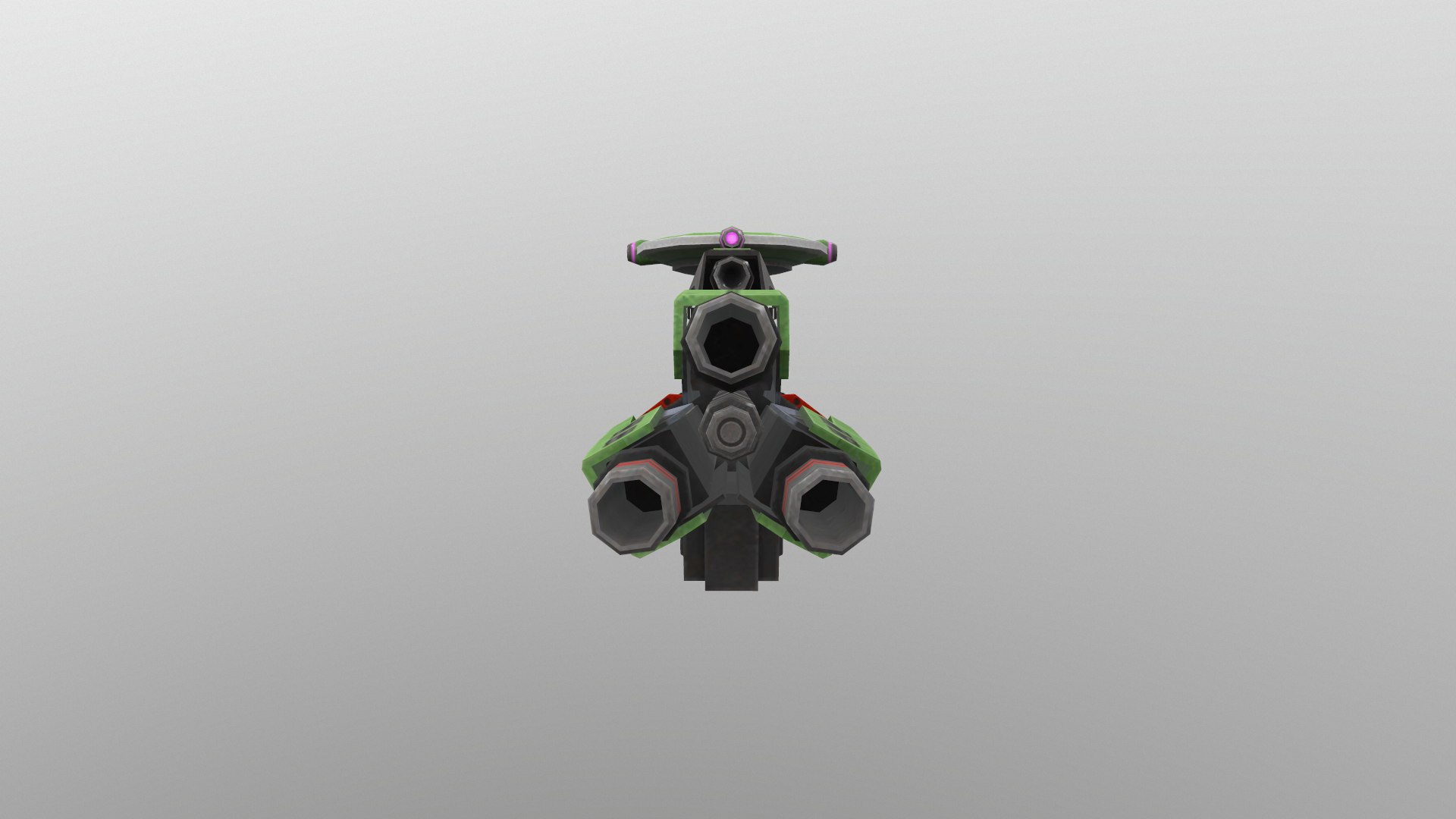 3D Funnel Gun Level 3 - TurboSquid 2191029