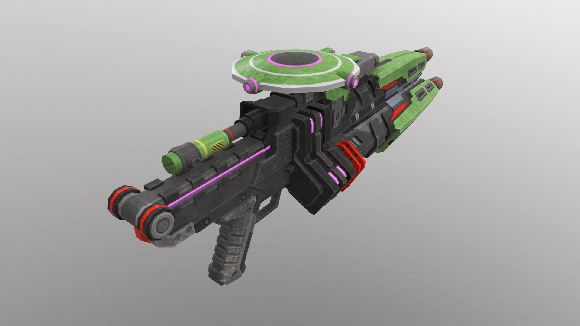 3D Funnel Gun Level 3 - TurboSquid 2191029