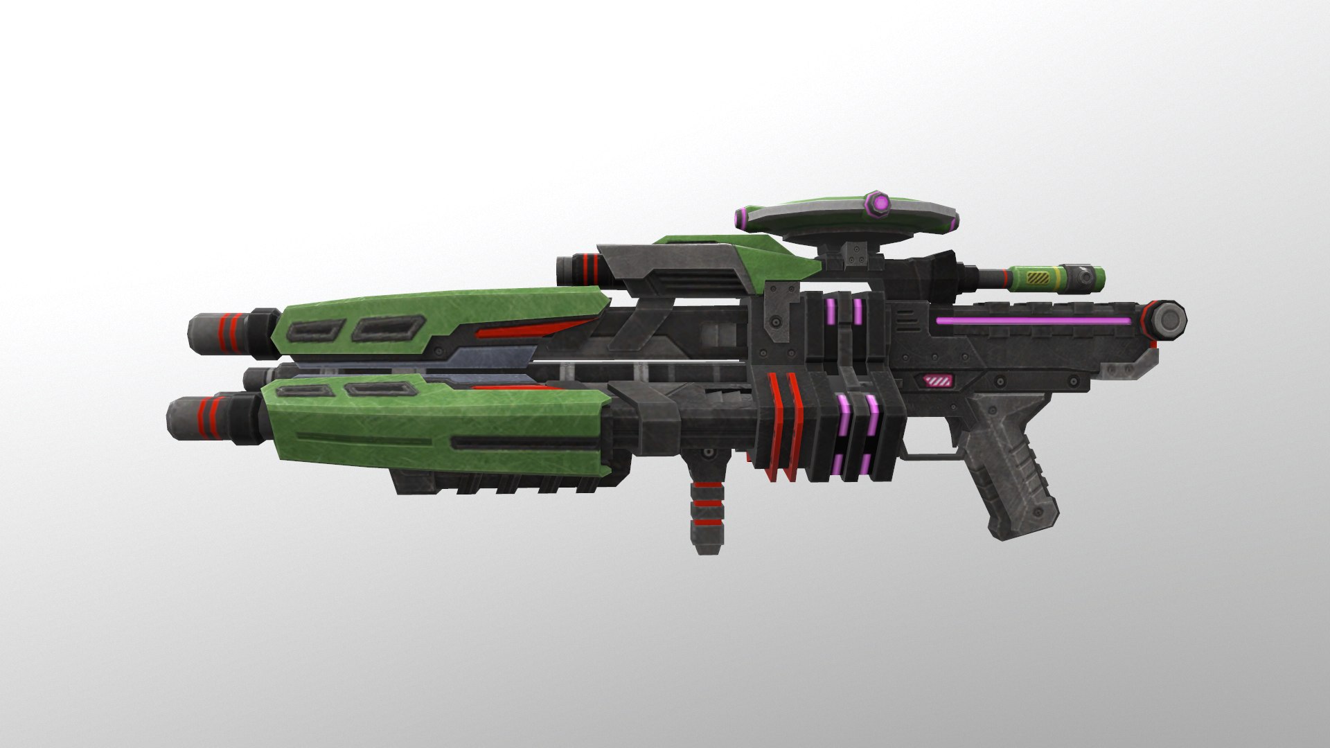 3D Funnel Gun Level 3 - TurboSquid 2191029