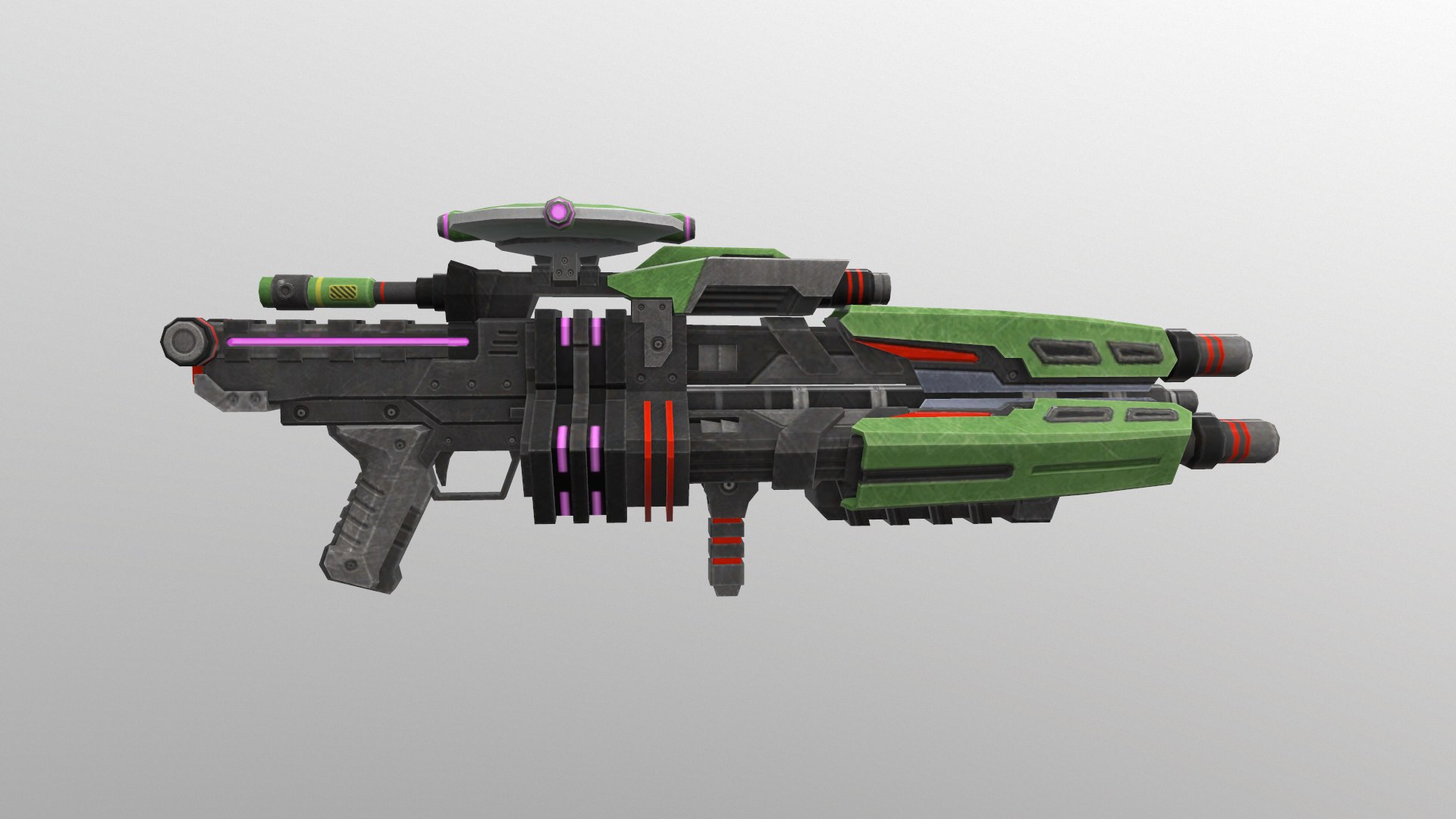 3D Funnel Gun Level 3 - TurboSquid 2191029