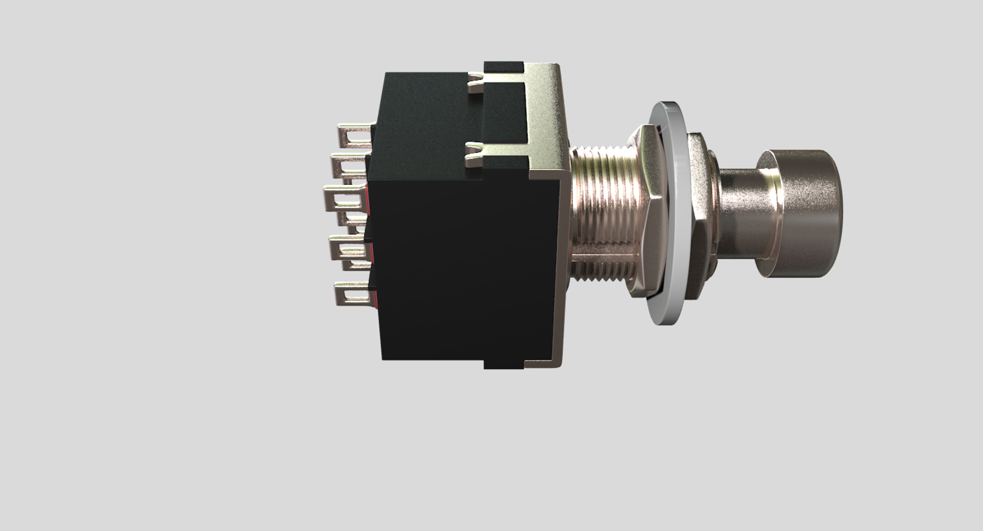 Stomp Switch 3pdt 3D - TurboSquid 1209092