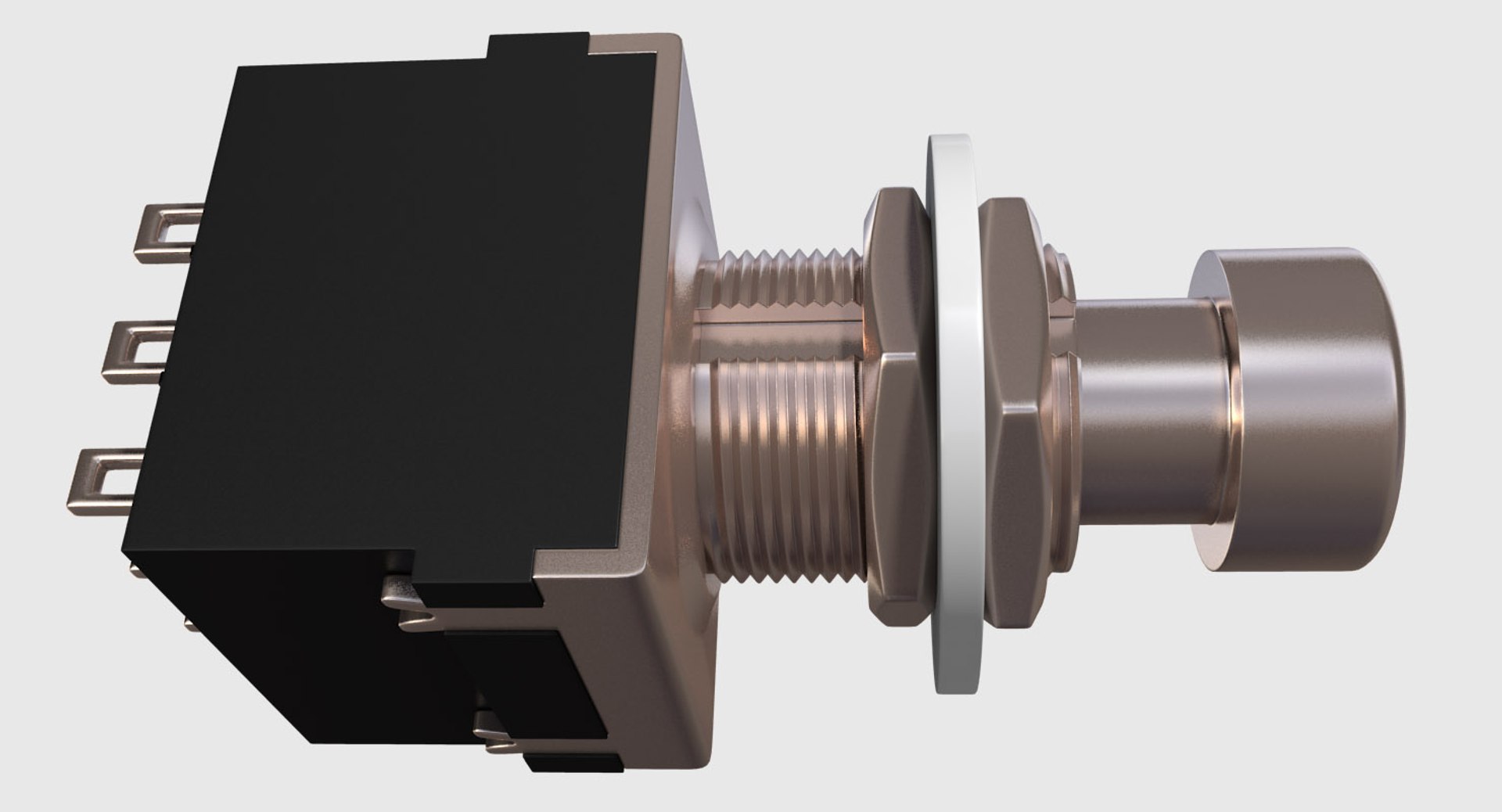 Stomp Switch 3pdt 3D - TurboSquid 1209092