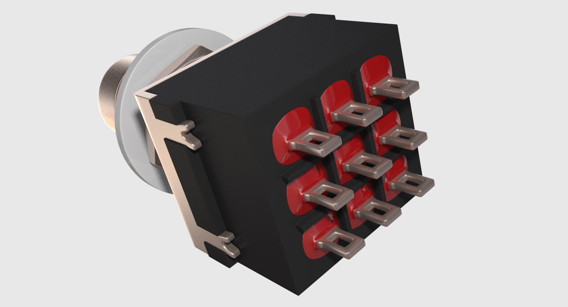 Stomp Switch 3pdt 3D - TurboSquid 1209092