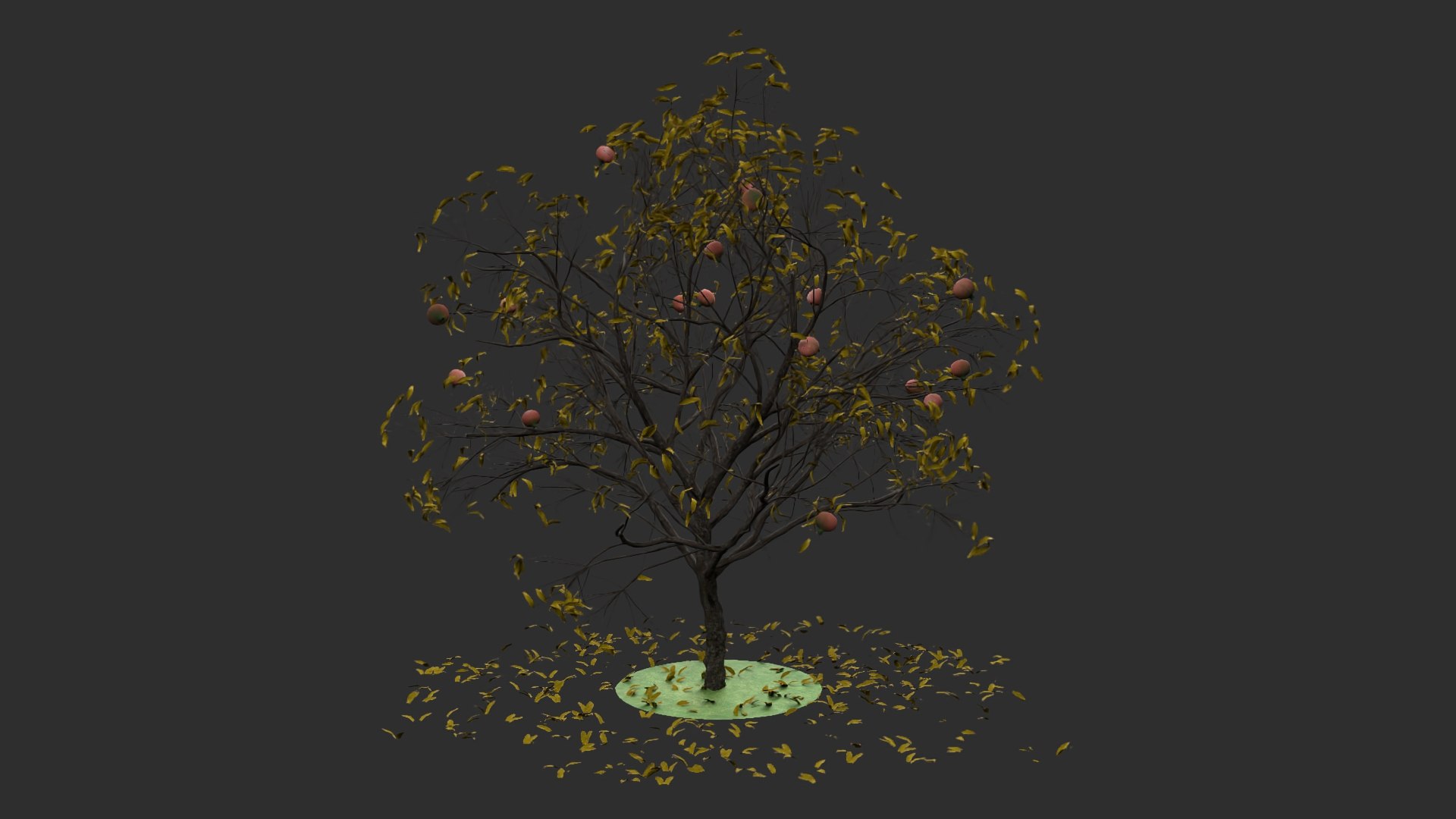 Punica Autumn Hight 3D Model - TurboSquid 1620646