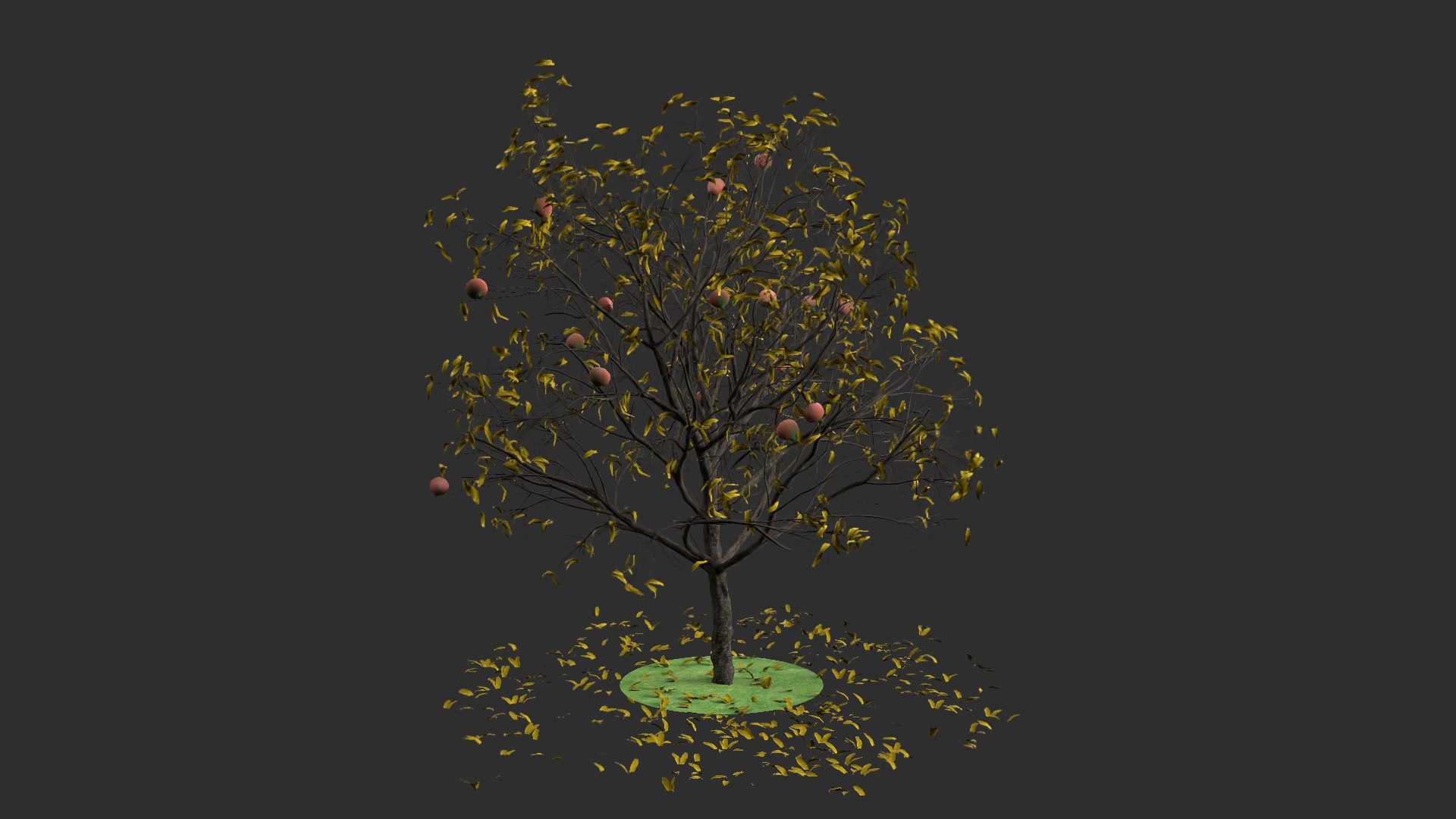 Punica Autumn Hight 3D Model - TurboSquid 1620646