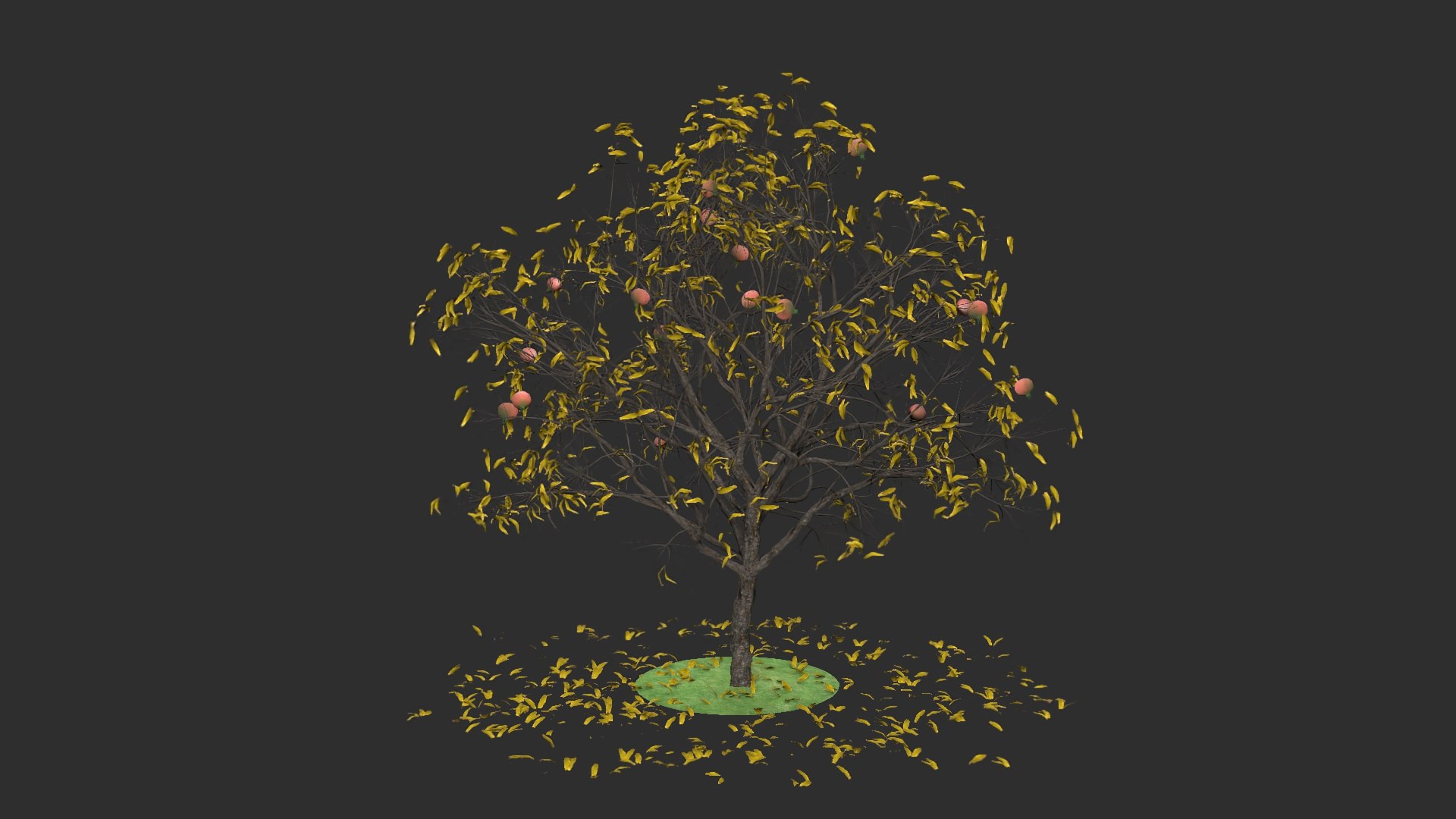 Punica Autumn Hight 3D Model - TurboSquid 1620646